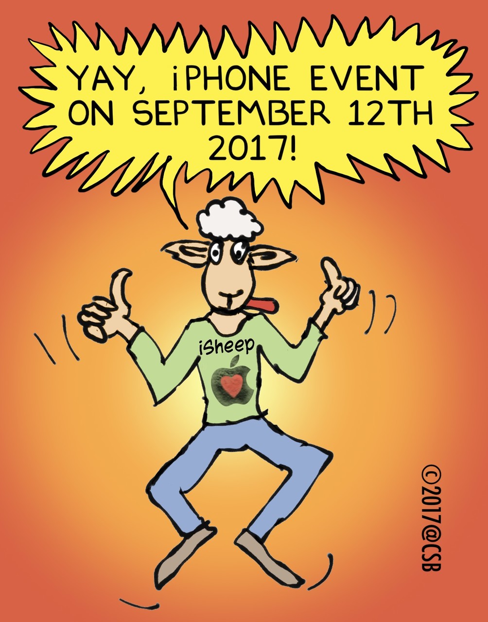 iSheep -mas – Comic Strip Blogger's cartoons and strips