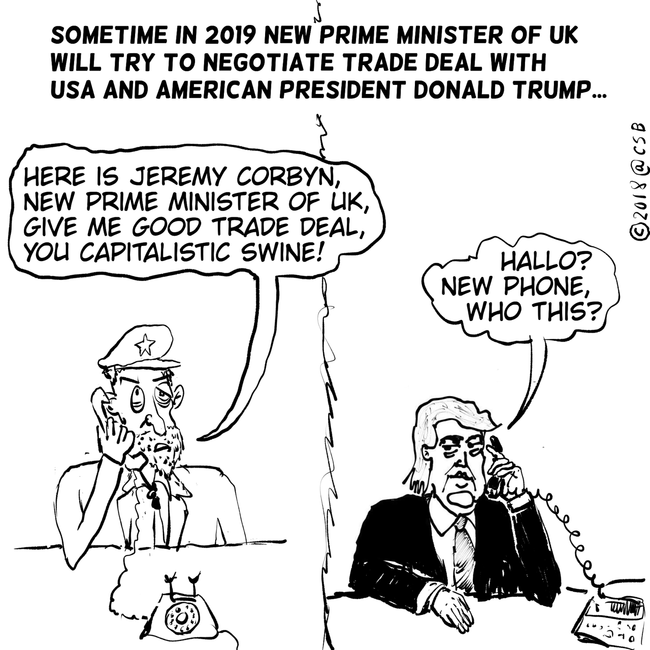 prime minister Jeremy Corbyn – Comic Strip Blogger's cartoons and strips