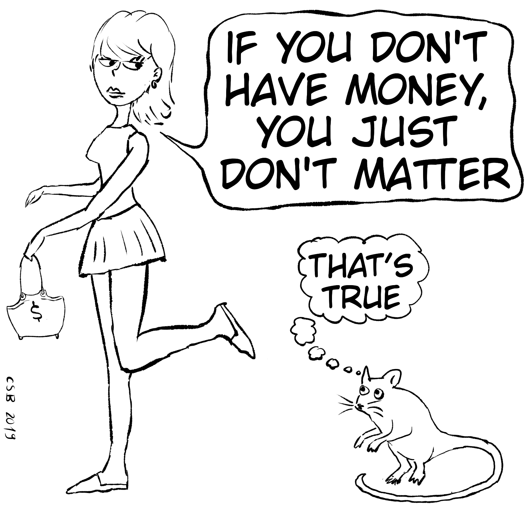 money honey – Comic Strip Blogger's cartoons and strips