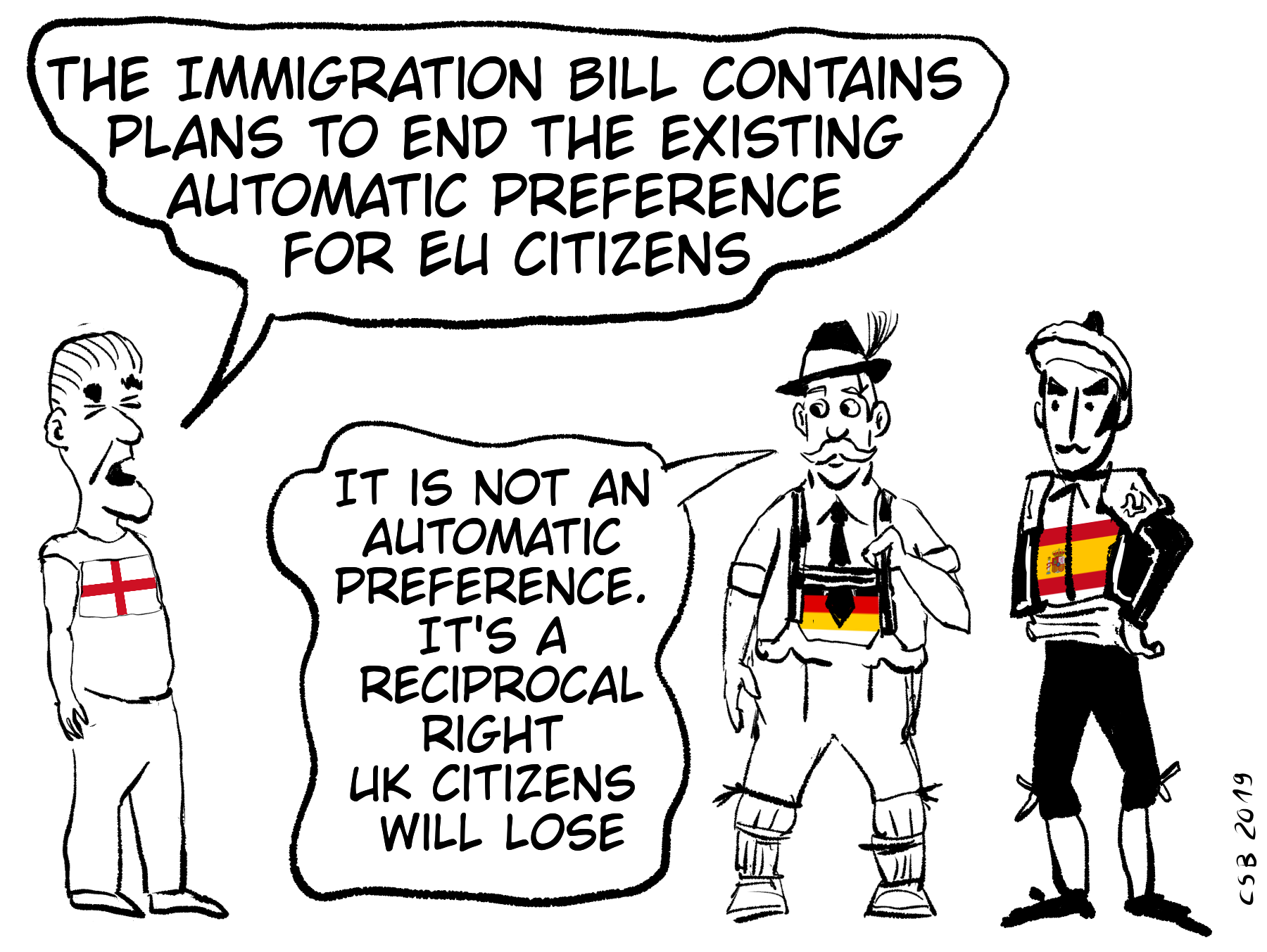 UK-EU freedom of movement to end – Comic Strip Blogger's cartoons and ...