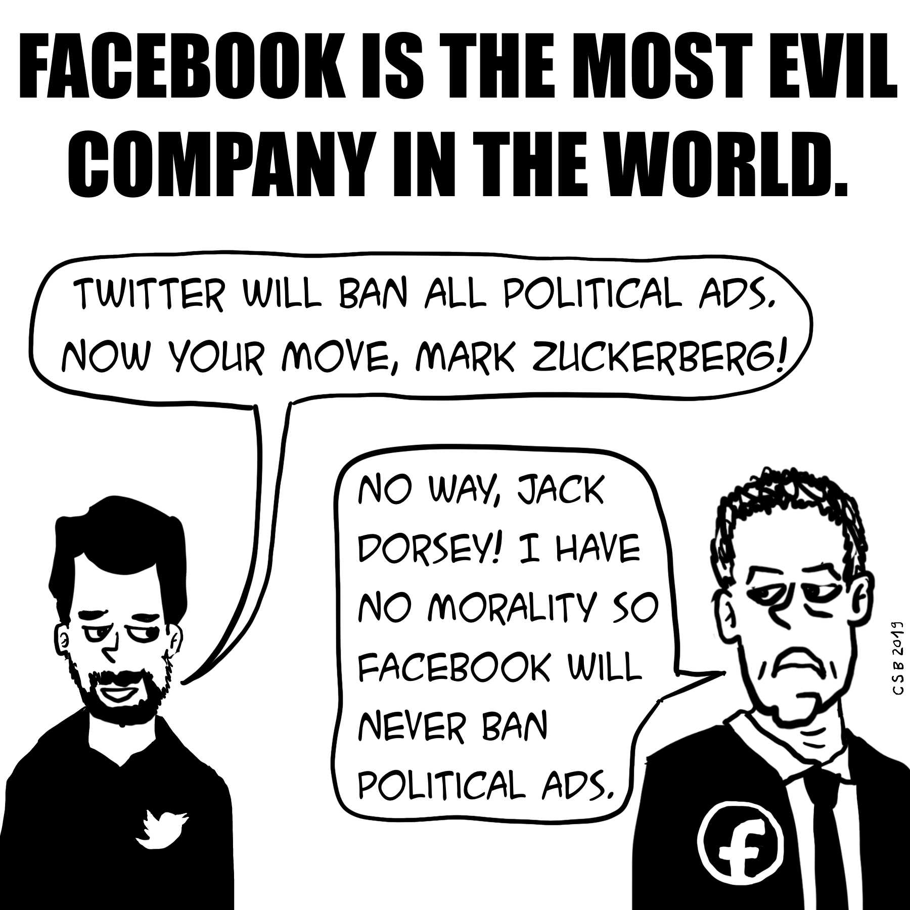 October 2019 – Comic Strip Blogger's cartoons and strips