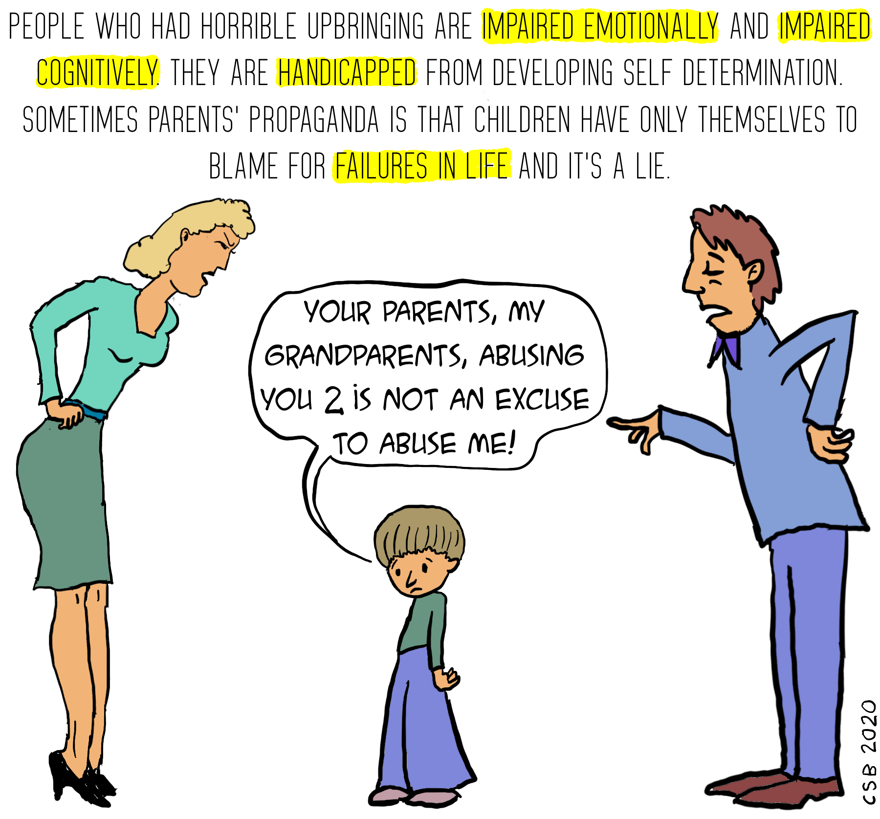 blame the parents – Comic Strip Blogger's cartoons and strips