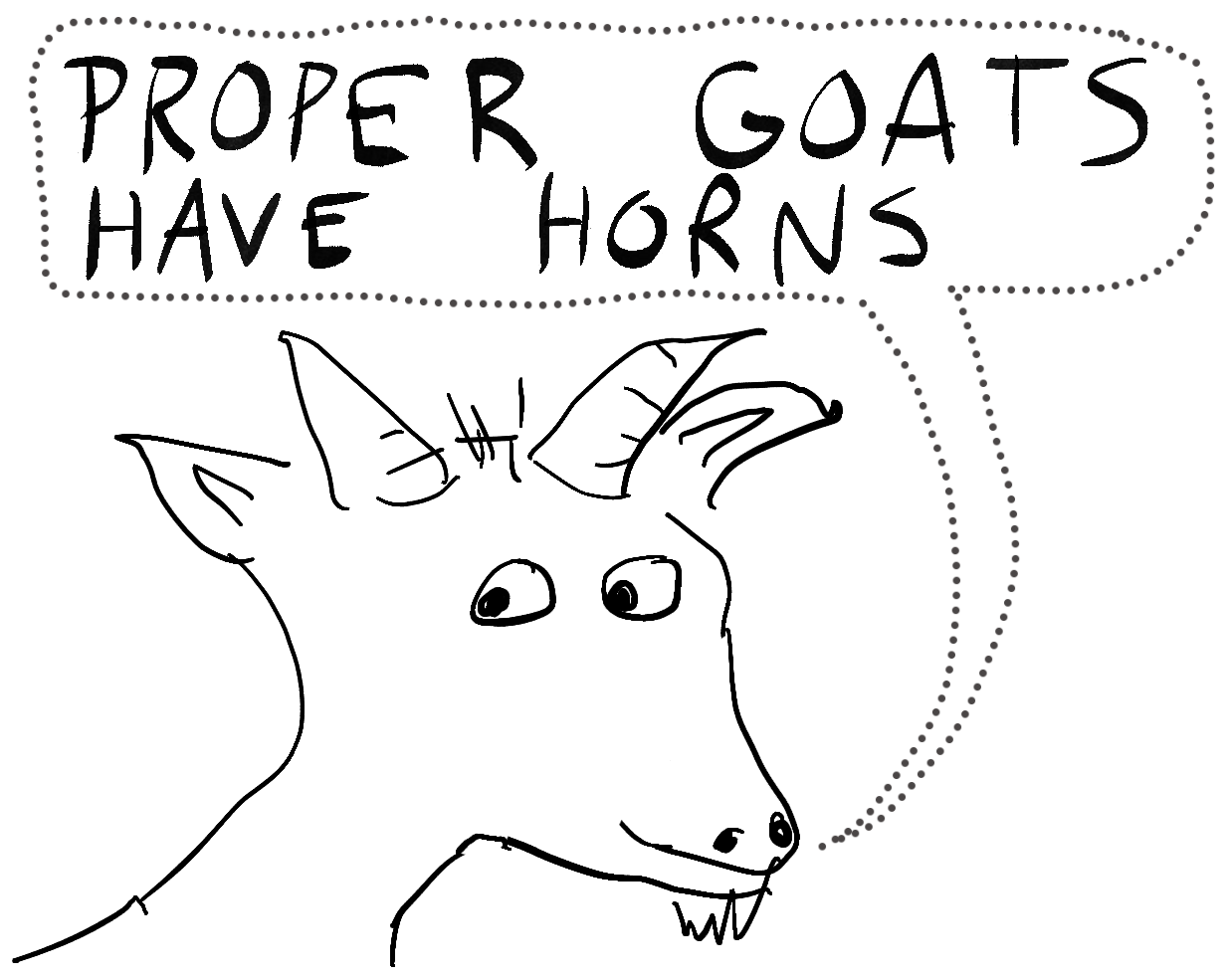 Lesson about goats – Comic Strip Blogger's cartoons and strips