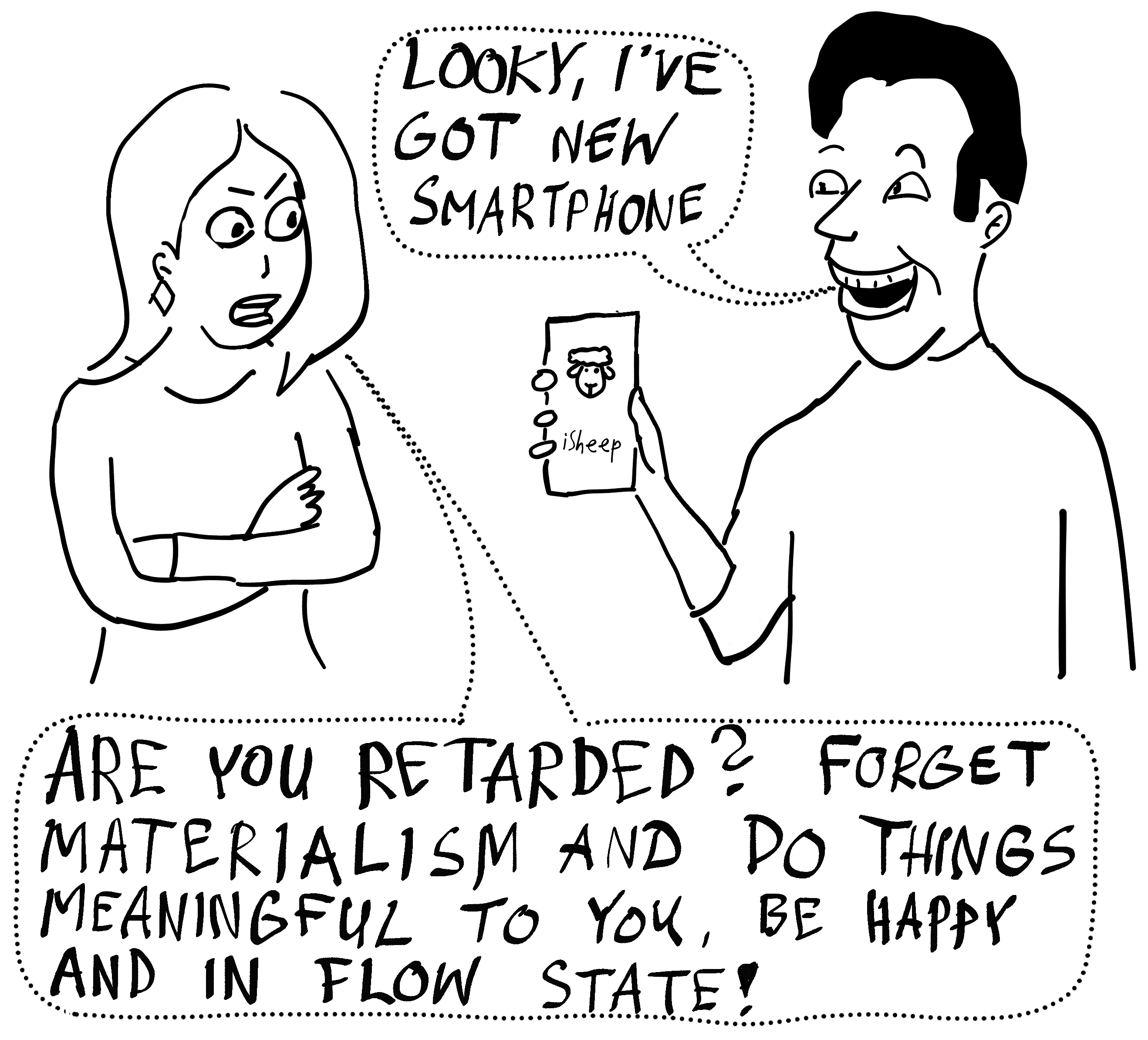 meaningful in flow state – Comic Strip Blogger's cartoons and strips