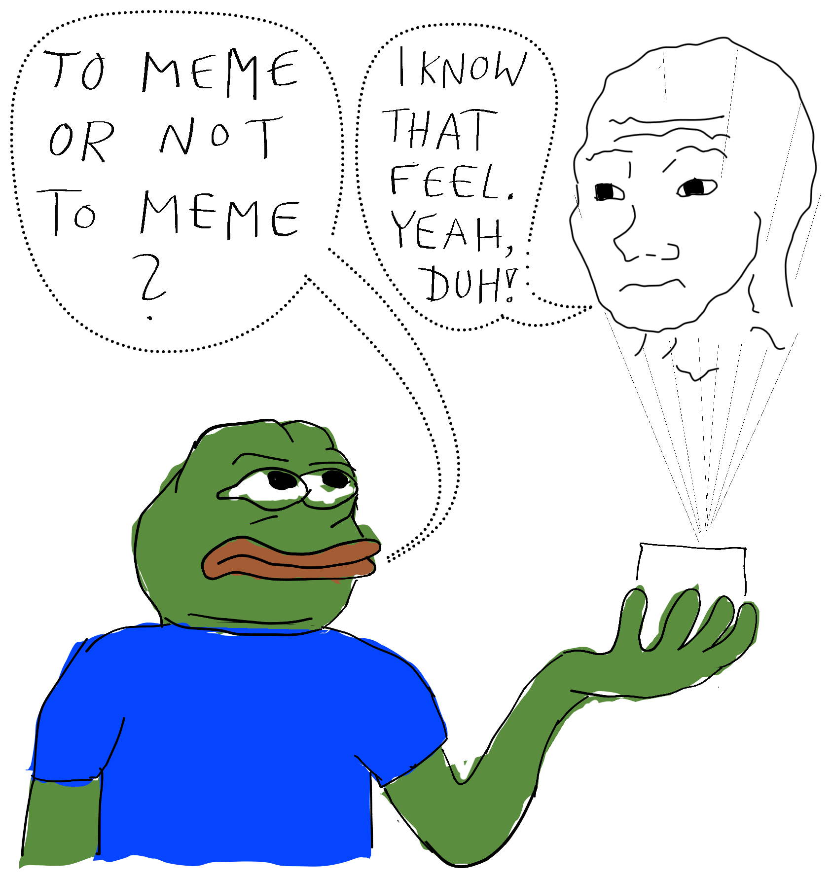 meme or die crying! – Comic Strip Blogger's cartoons and strips