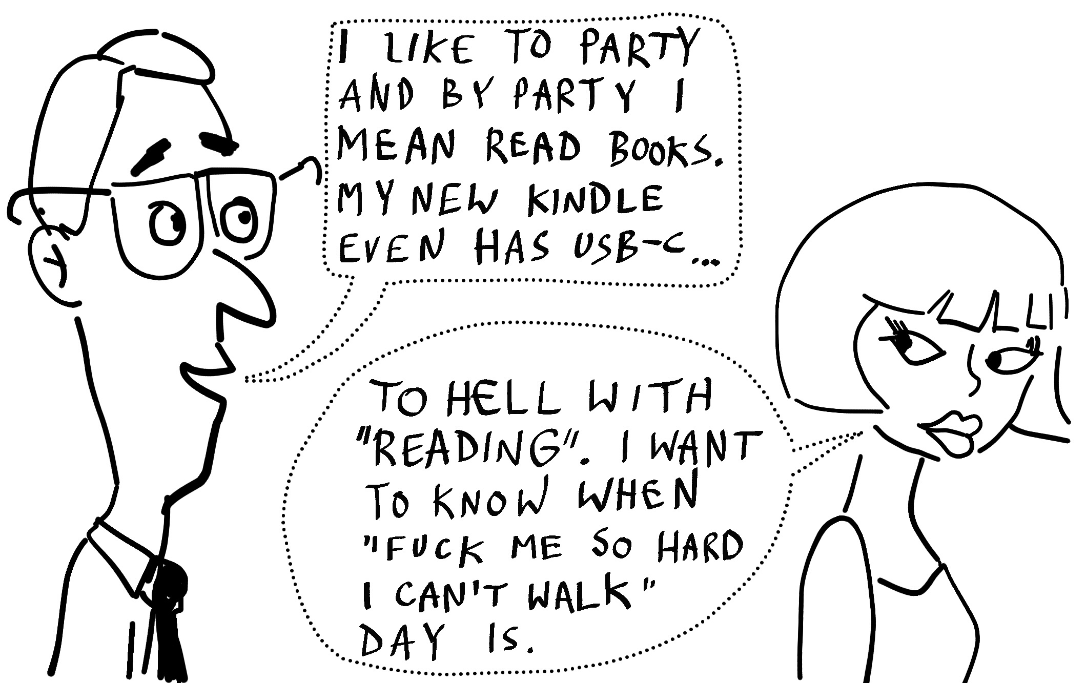 USB-C not enough – Comic Strip Blogger's cartoons and strips