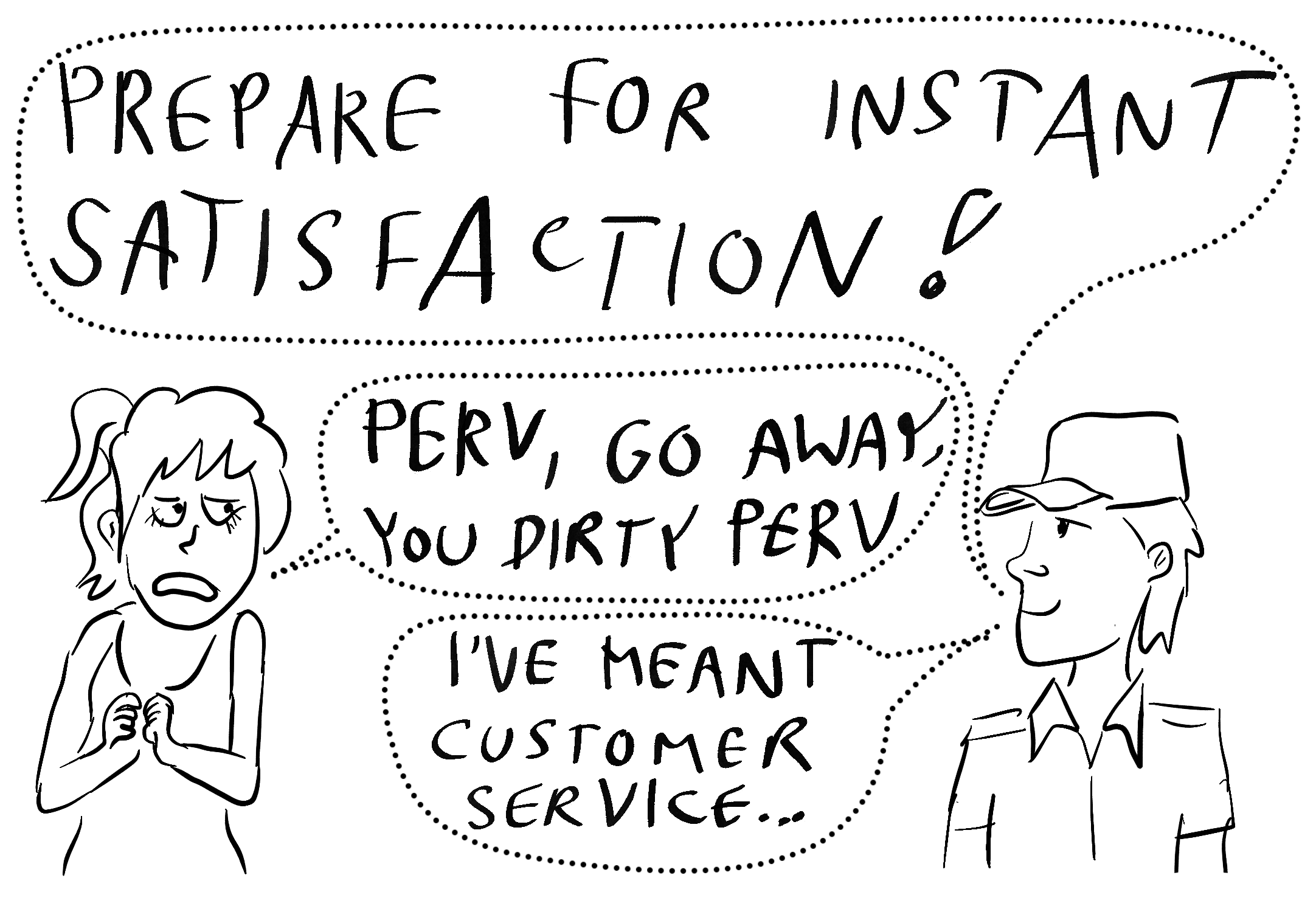 customer misunderstanding – Comic Strip Blogger's cartoons and strips