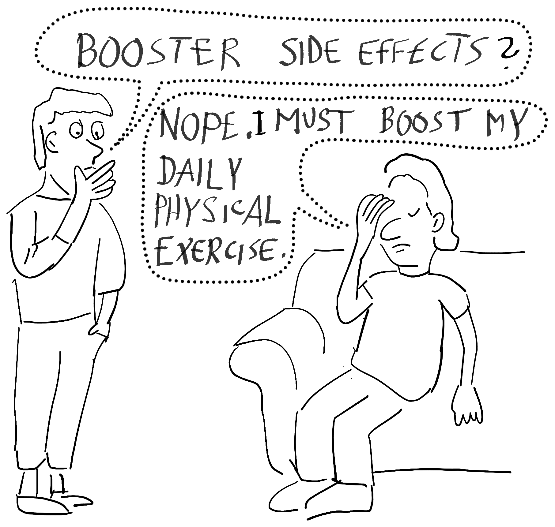 about importance of physical exercise – Comic Strip Blogger's cartoons ...