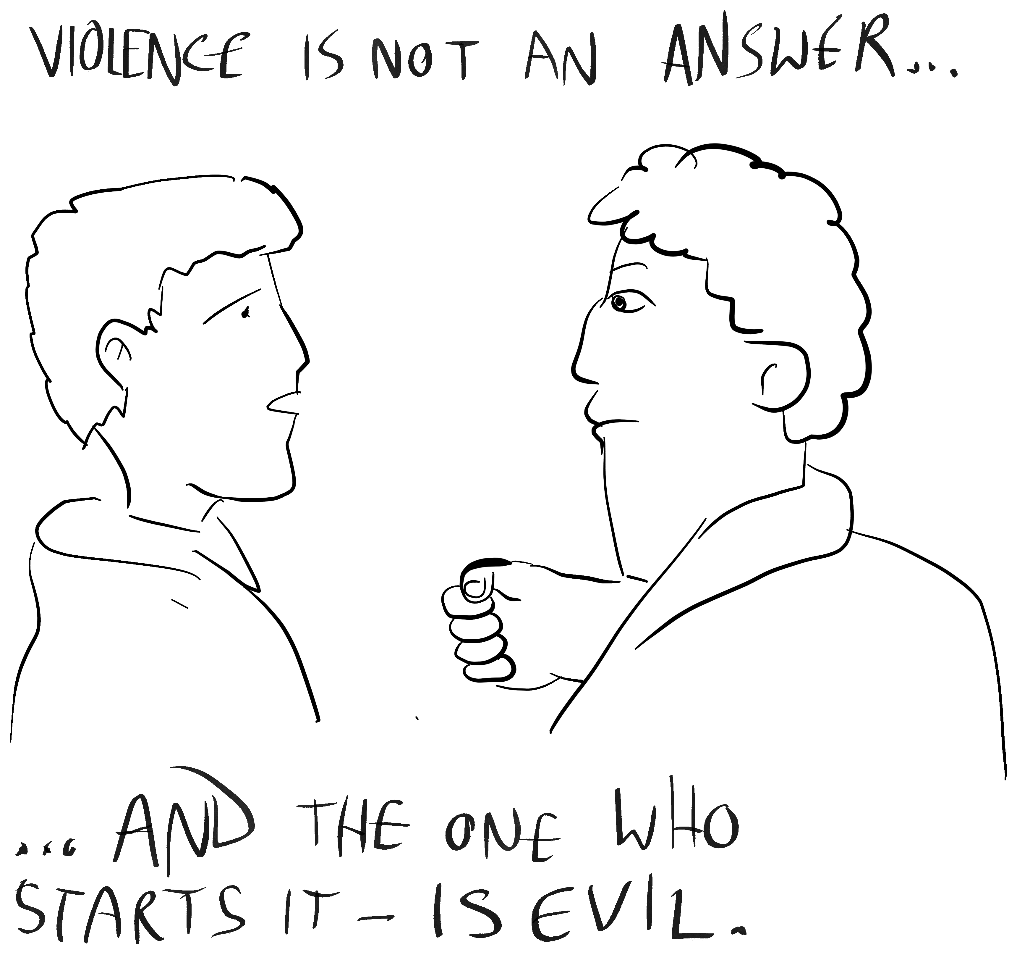 how to detect evil – Comic Strip Blogger's cartoons and strips