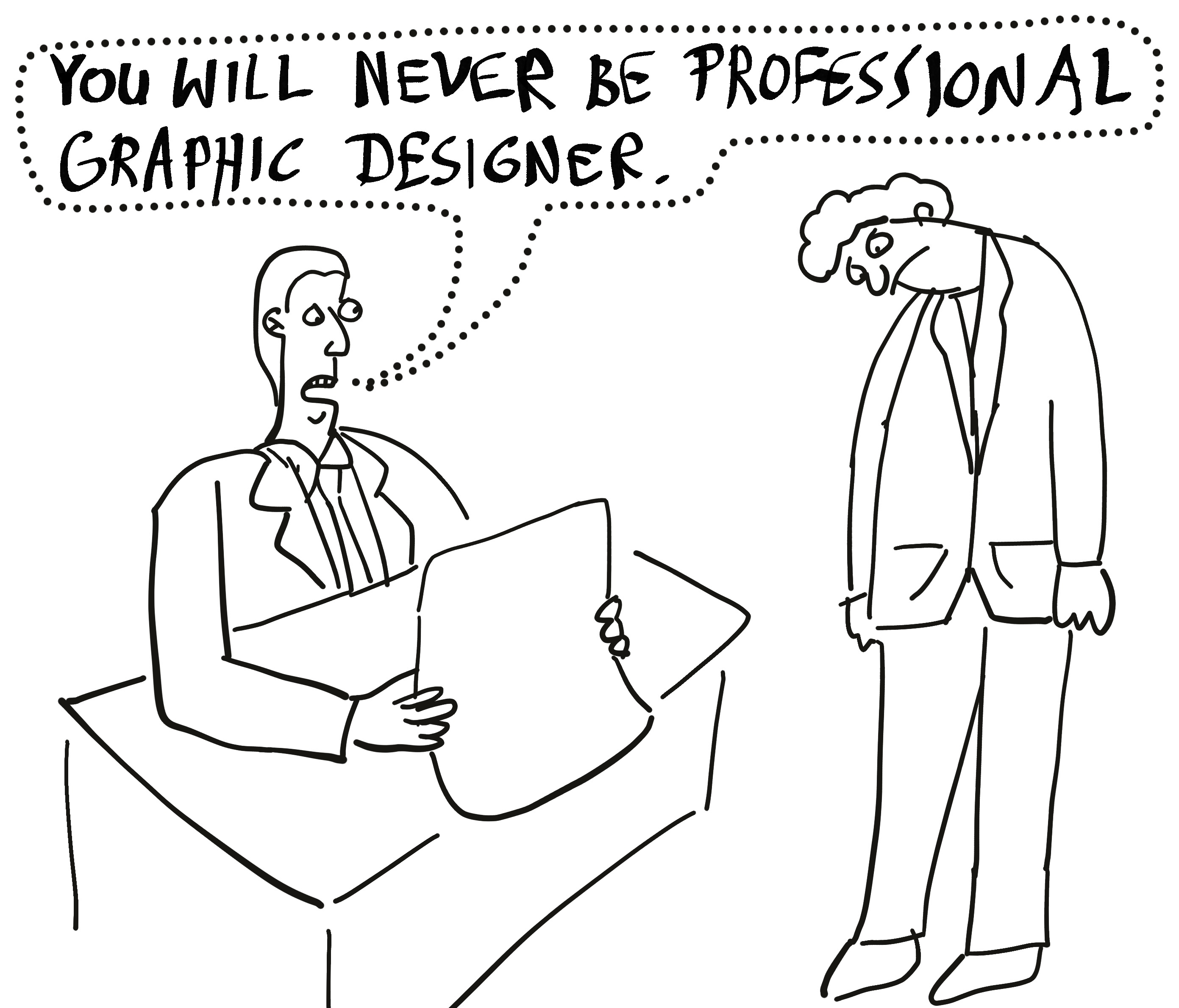 never – the most brutal word – Comic Strip Blogger's cartoons and strips