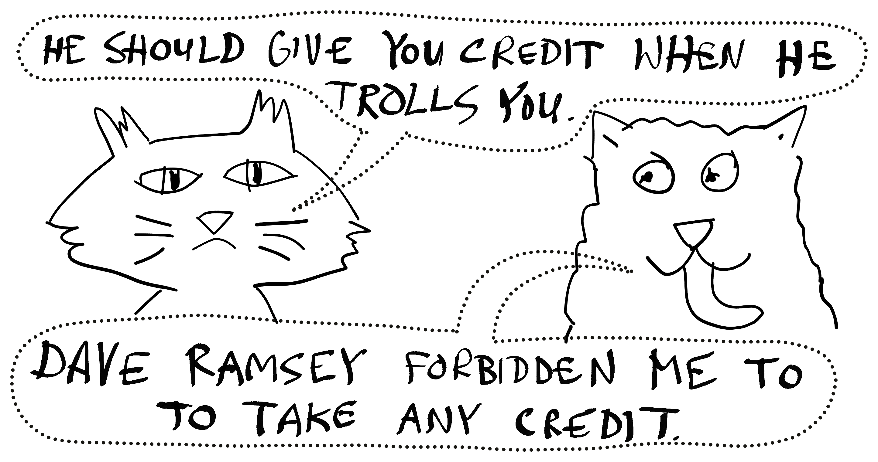 giving credit – Comic Strip Blogger's cartoons and strips