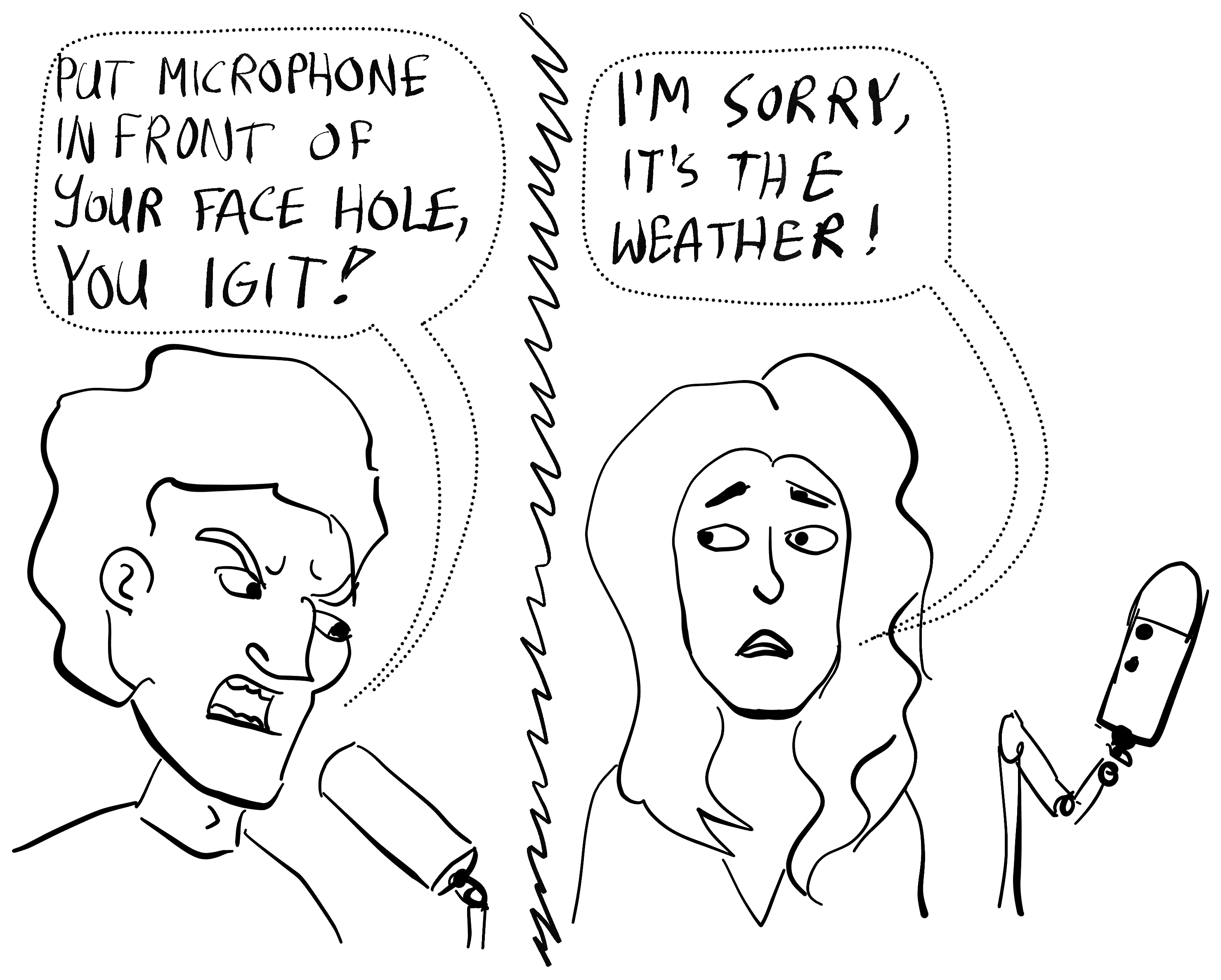 how to use microphone – Comic Strip Blogger's cartoons and strips