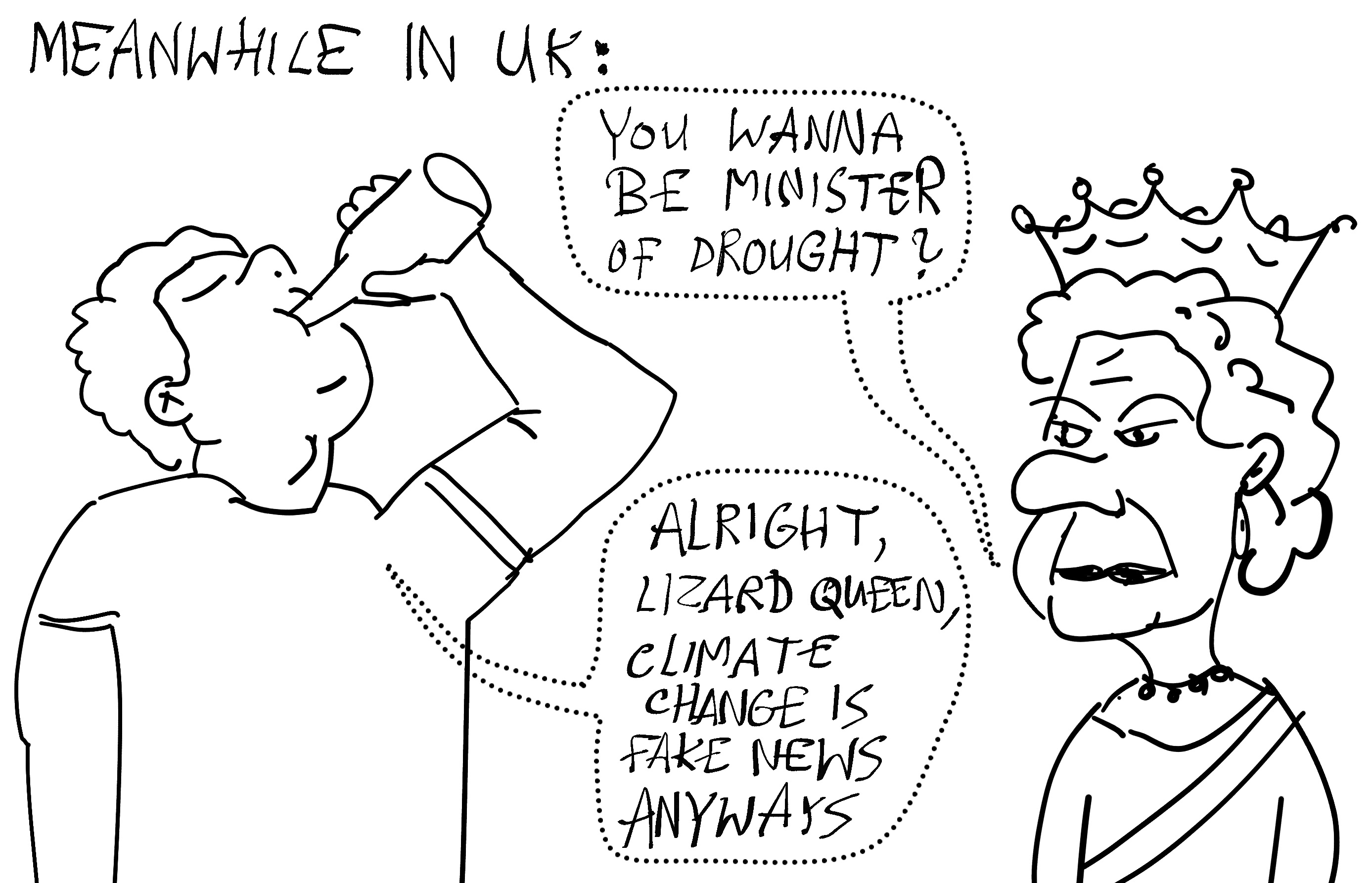 lizards like heatwave – Comic Strip Blogger's cartoons and strips