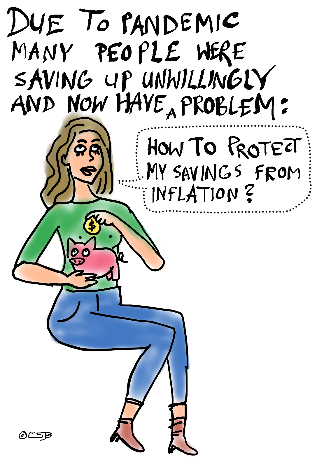How to protect my savings from inflation? – Comic Strip Blogger's ...