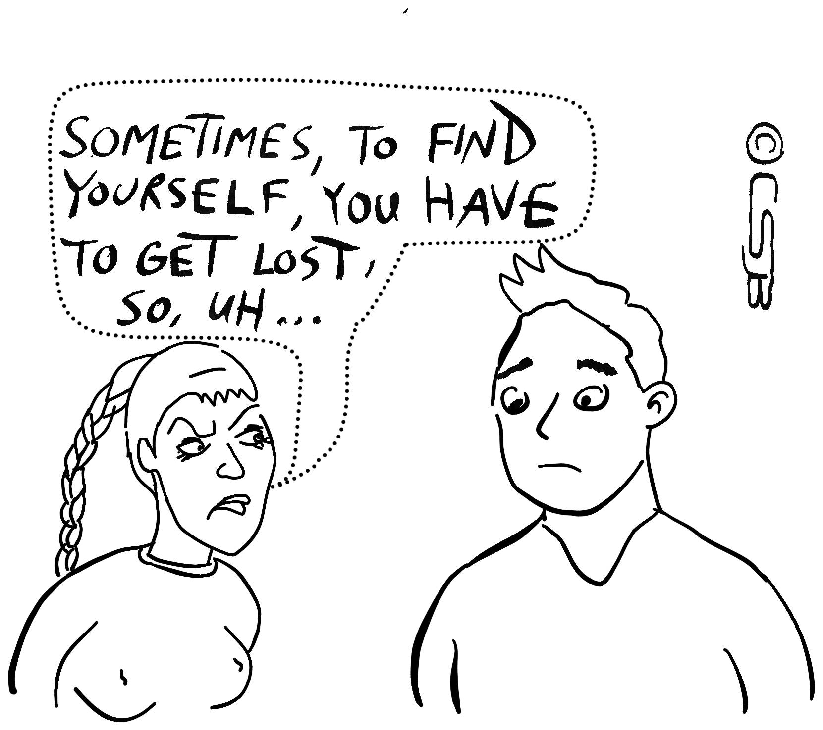 how to find yourself – easy to follow instructions – Comic Strip ...