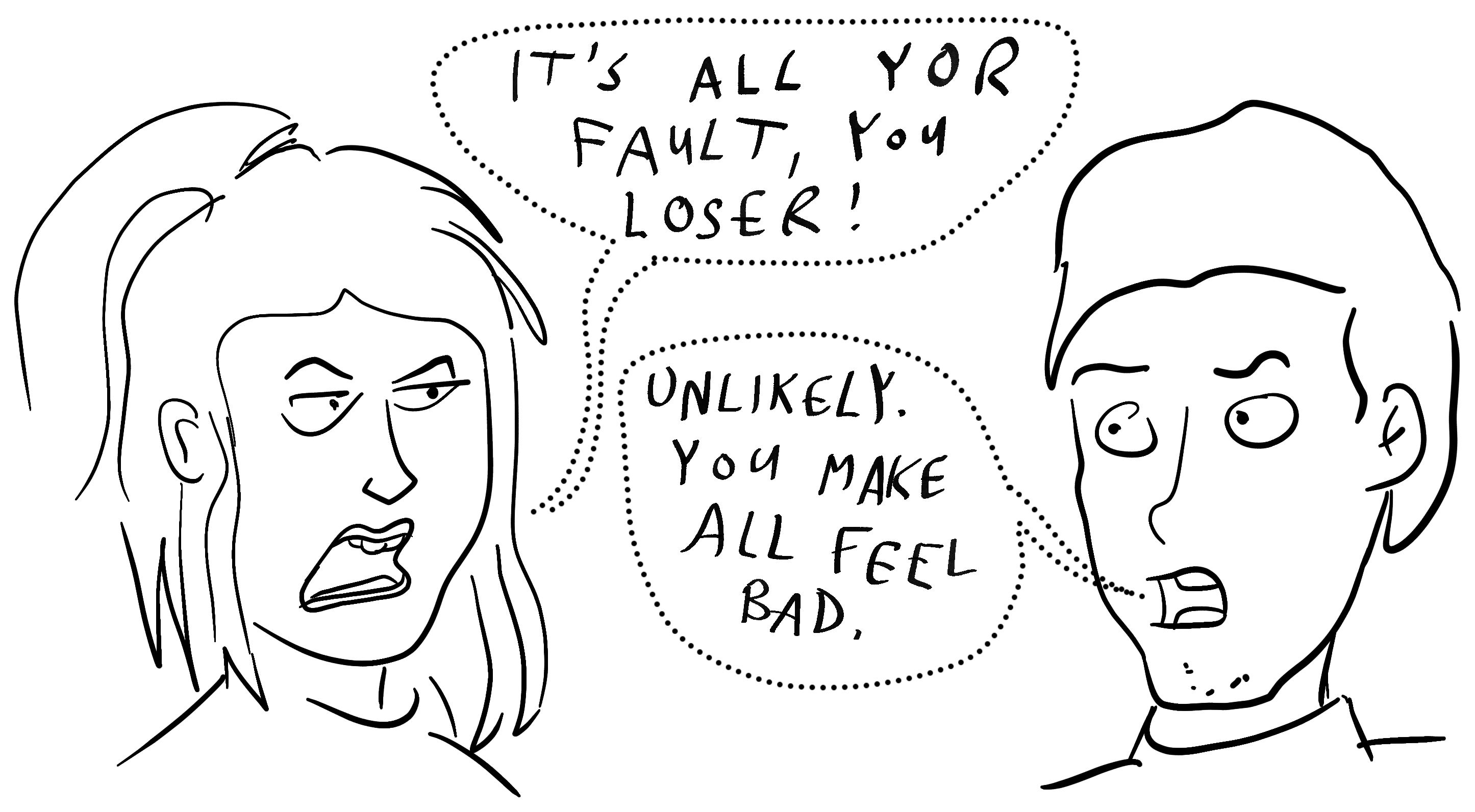 everyone is right, or wrong – Comic Strip Blogger's cartoons and strips