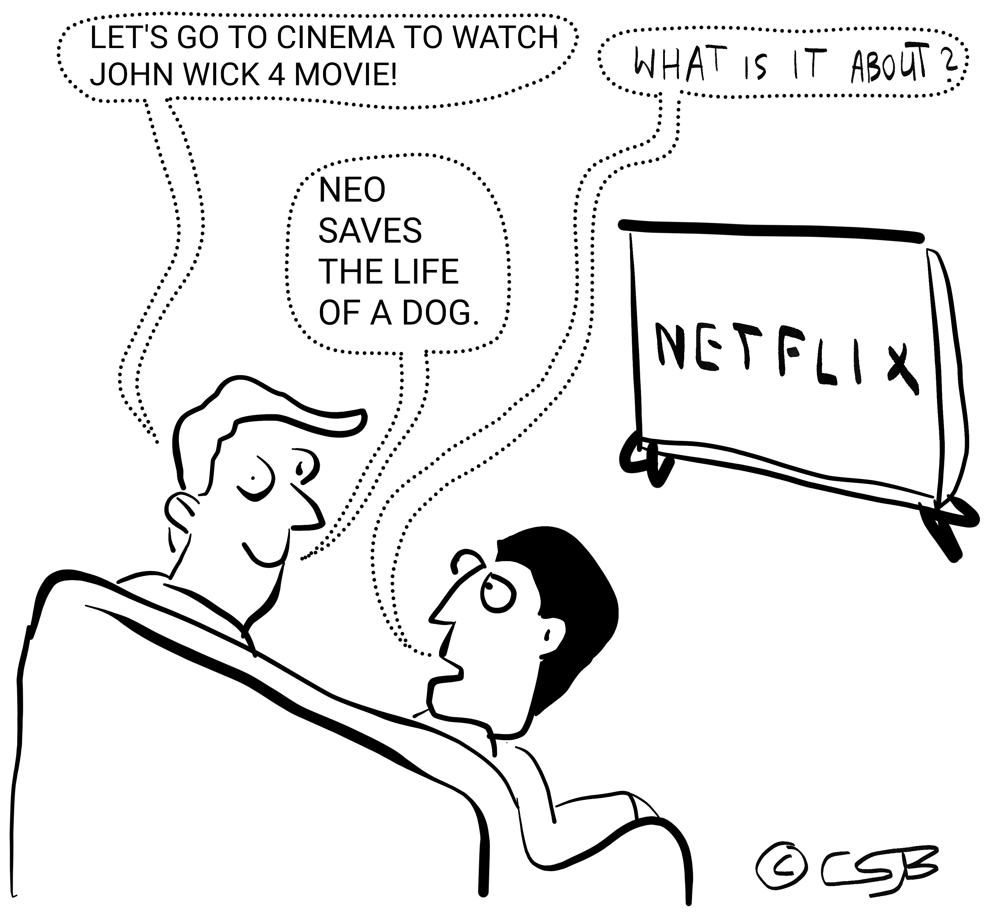Neo the dog lover – Comic Strip Blogger's cartoons and strips