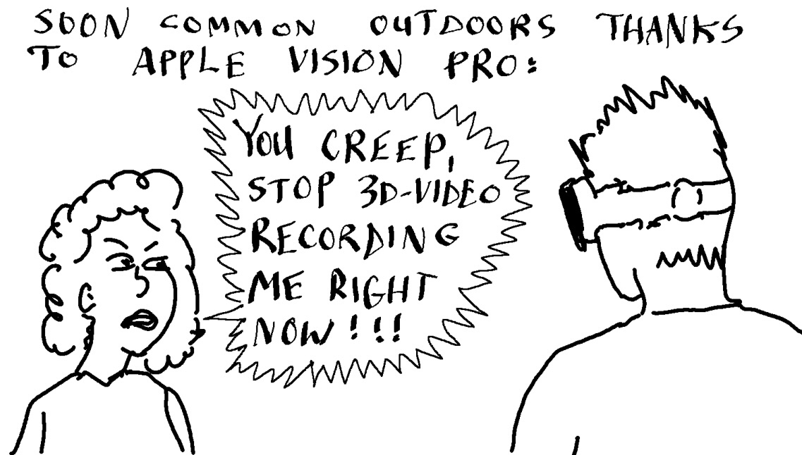 Apple Vision Pro – Next Leap in Creepy Photography – Comic Strip ...