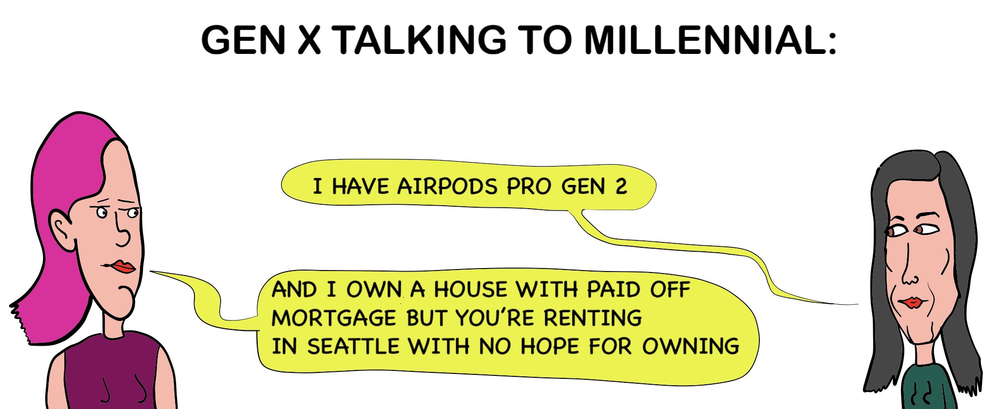 Millennial Woes – Comic Strip Blogger's cartoons and strips