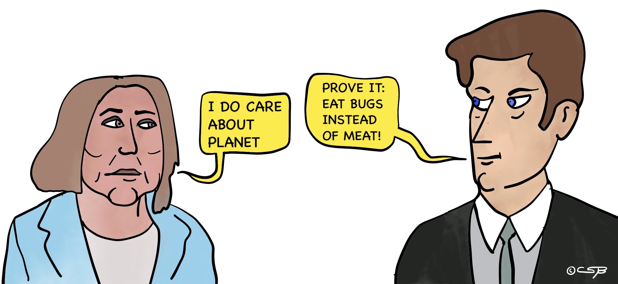 The Ultimate Test of Eco-commitment – Comic Strip Blogger's cartoons ...