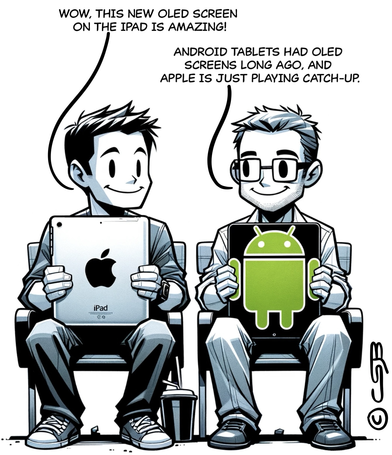 Apple’s new OLED iPad: Innovation at the speed of a snail! – Comic ...