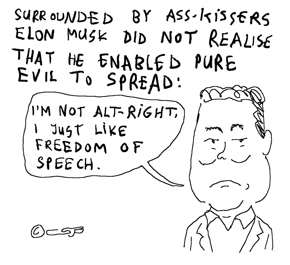 Twitter has too much freedom of speech? – Comic Strip Blogger's ...