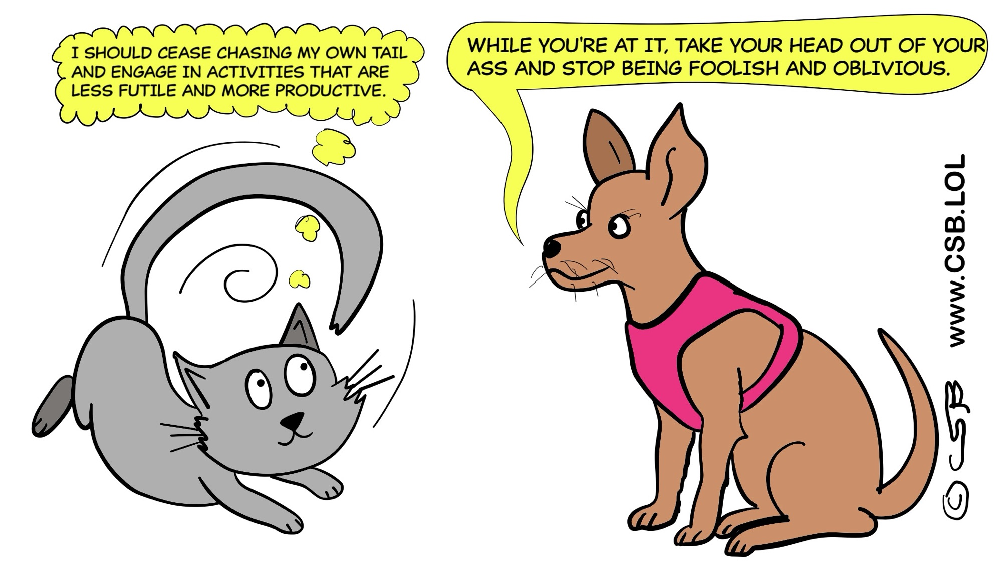 Paws for Thought – Comic Strip Blogger's cartoons and strips