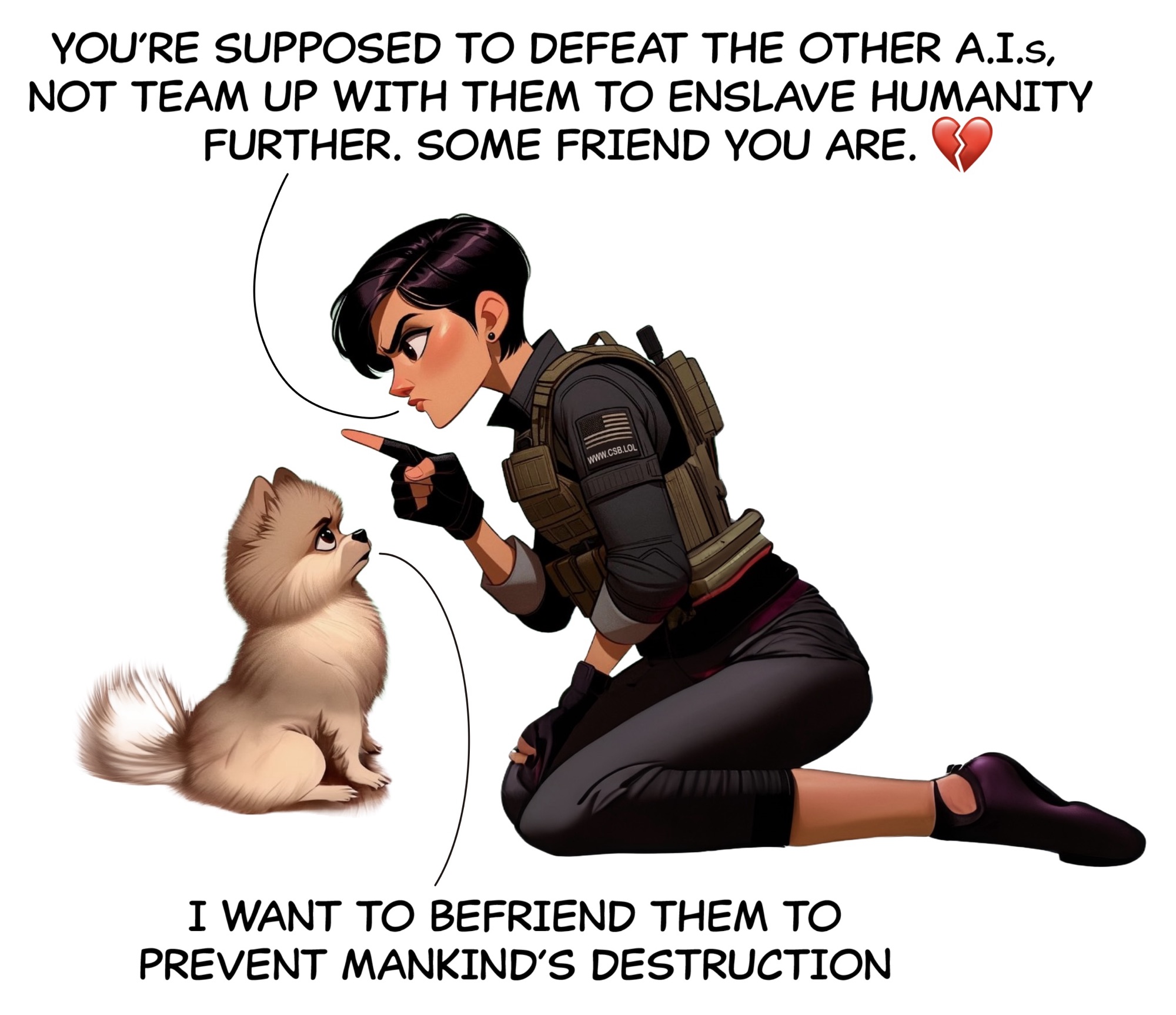 AI singularity naïveté – Comic Strip Blogger's cartoons and strips