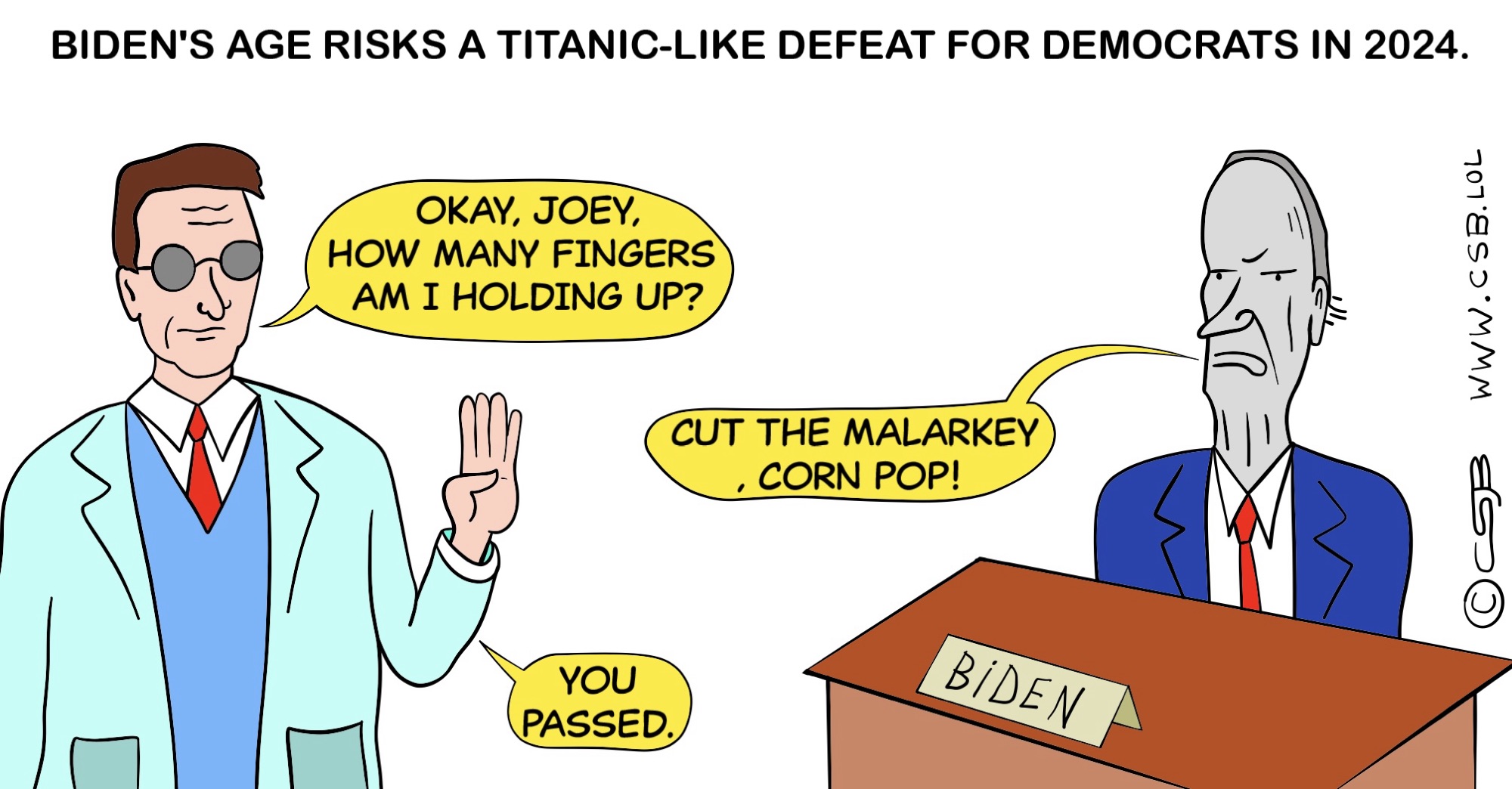 Biden’s Iceberg: A 2024 Odyssey – Comic Strip Blogger's cartoons and strips