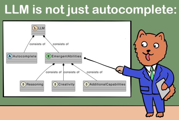 LLM = autocomplete + emergent abilities – Comic Strip Blogger's ...