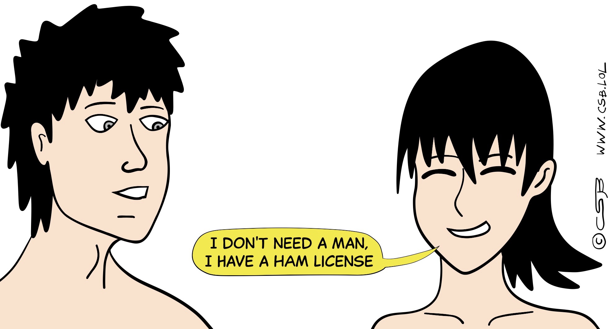 Ham Solo: Who Needs Men? – Comic Strip Blogger's cartoons and strips