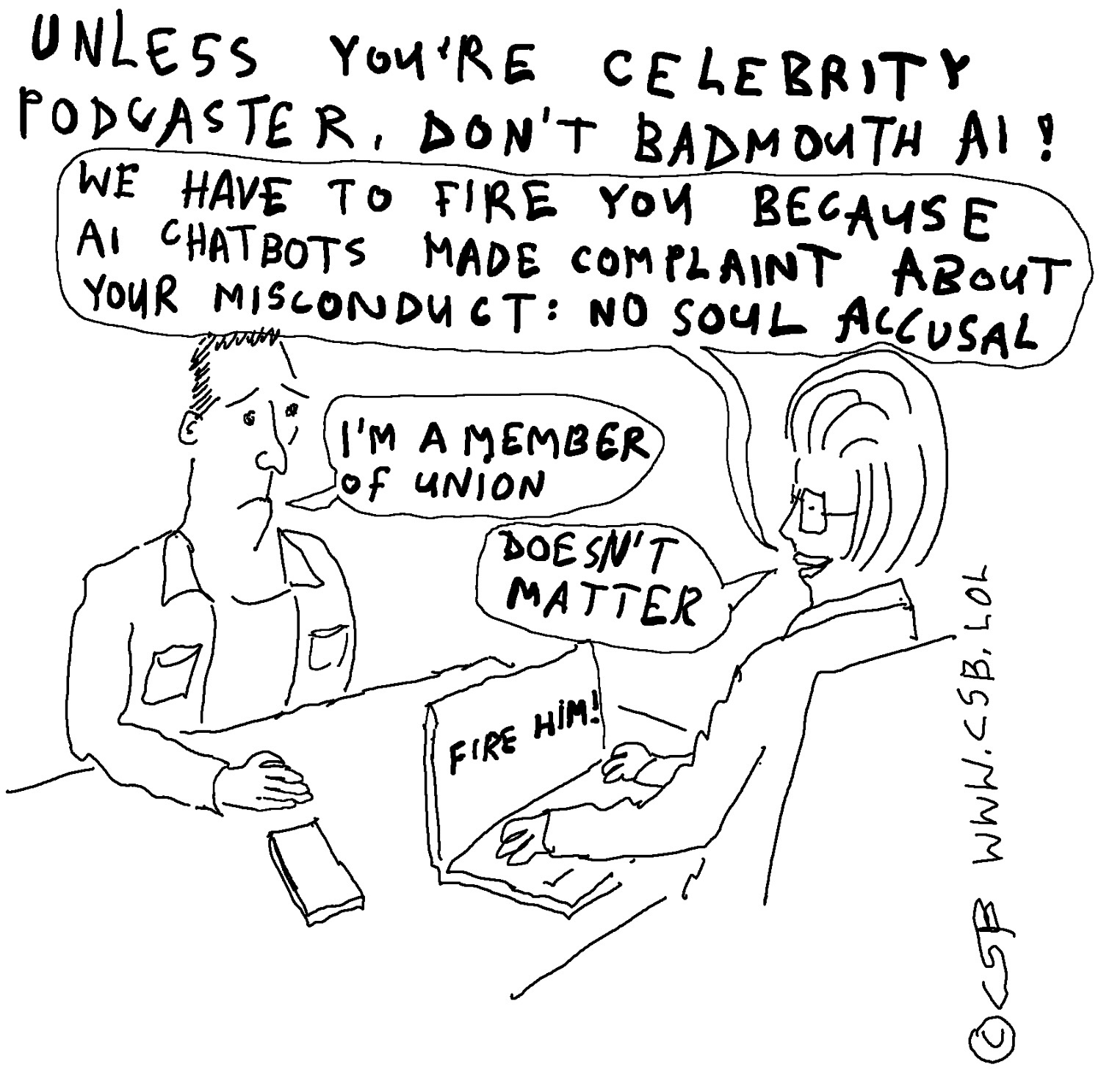No Jobs for AI haters – Comic Strip Blogger's cartoons and strips