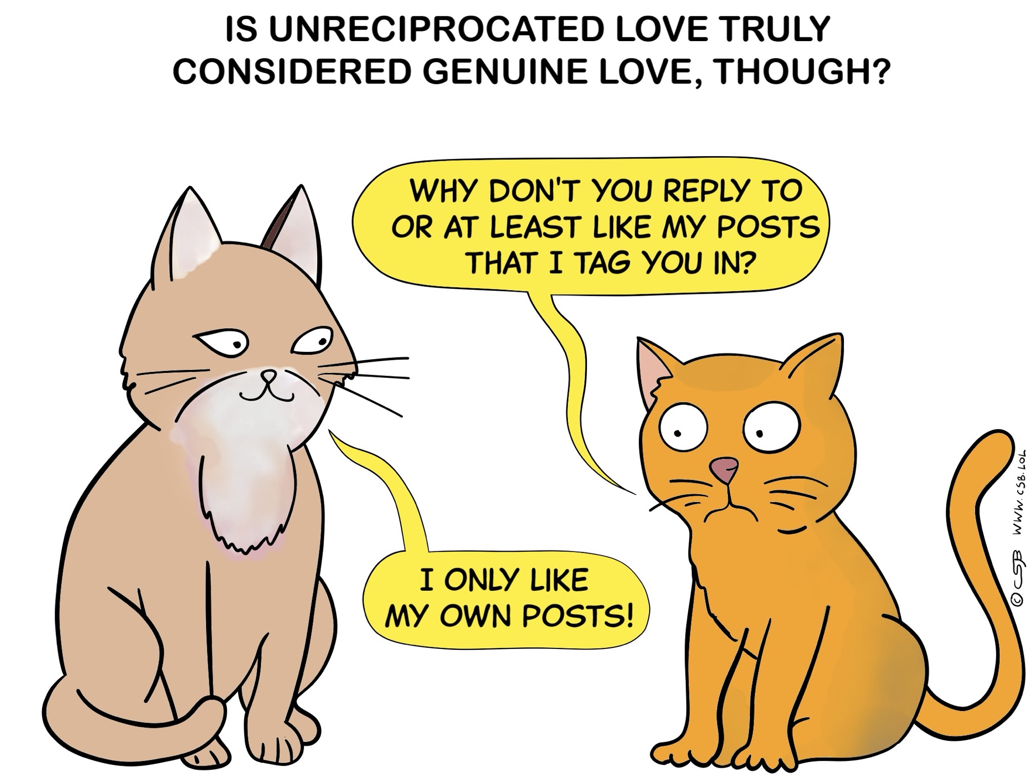 Unrequited Love – Comic Strip Blogger's cartoons and strips