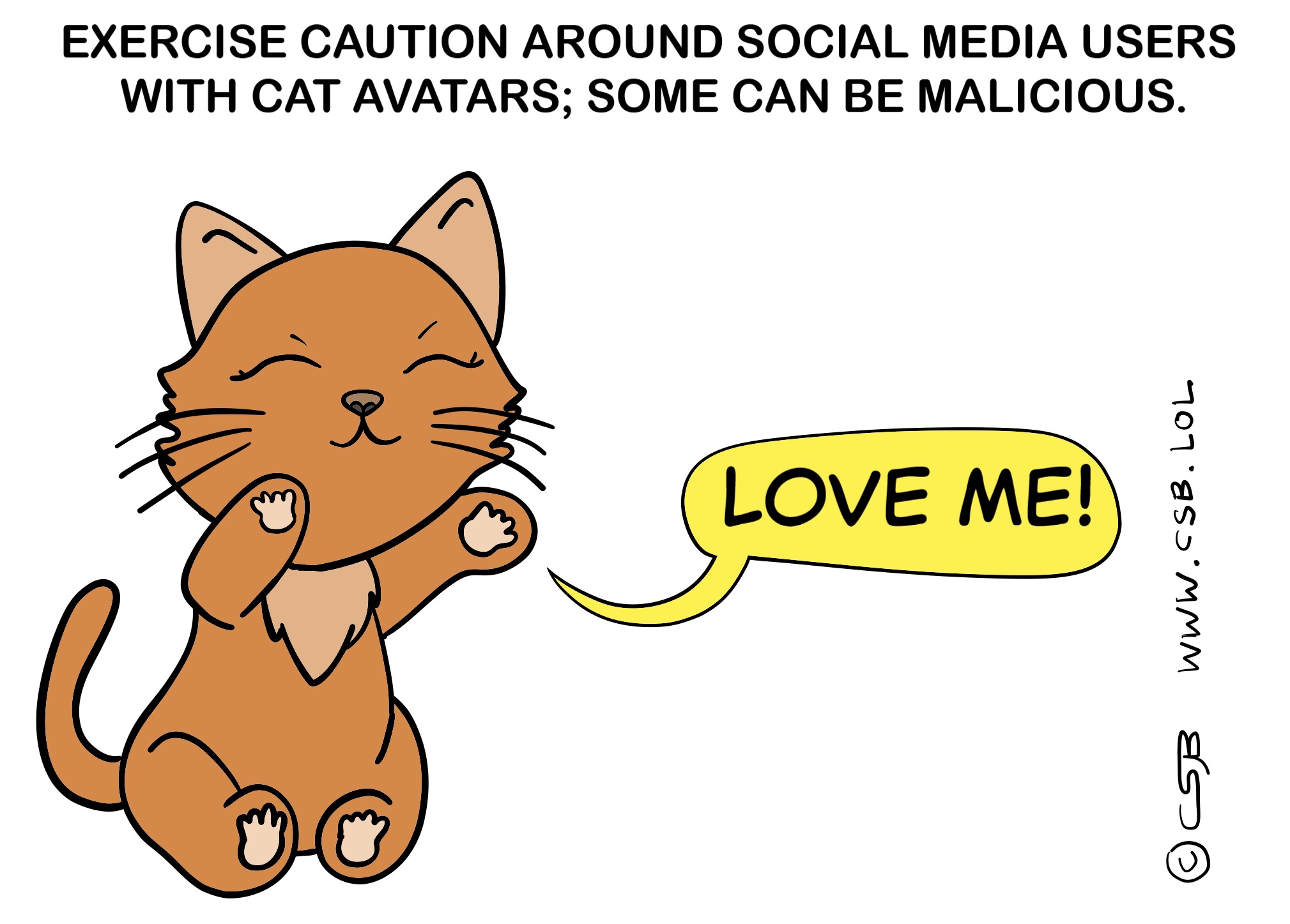 Purr-ceed with caution! – Comic Strip Blogger's cartoons and strips