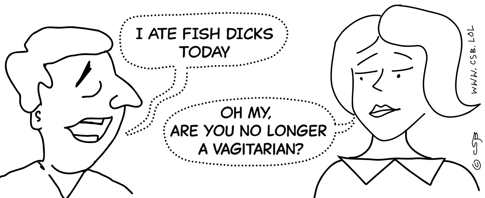 Fishy Conversations – Comic Strip Blogger's cartoons and strips