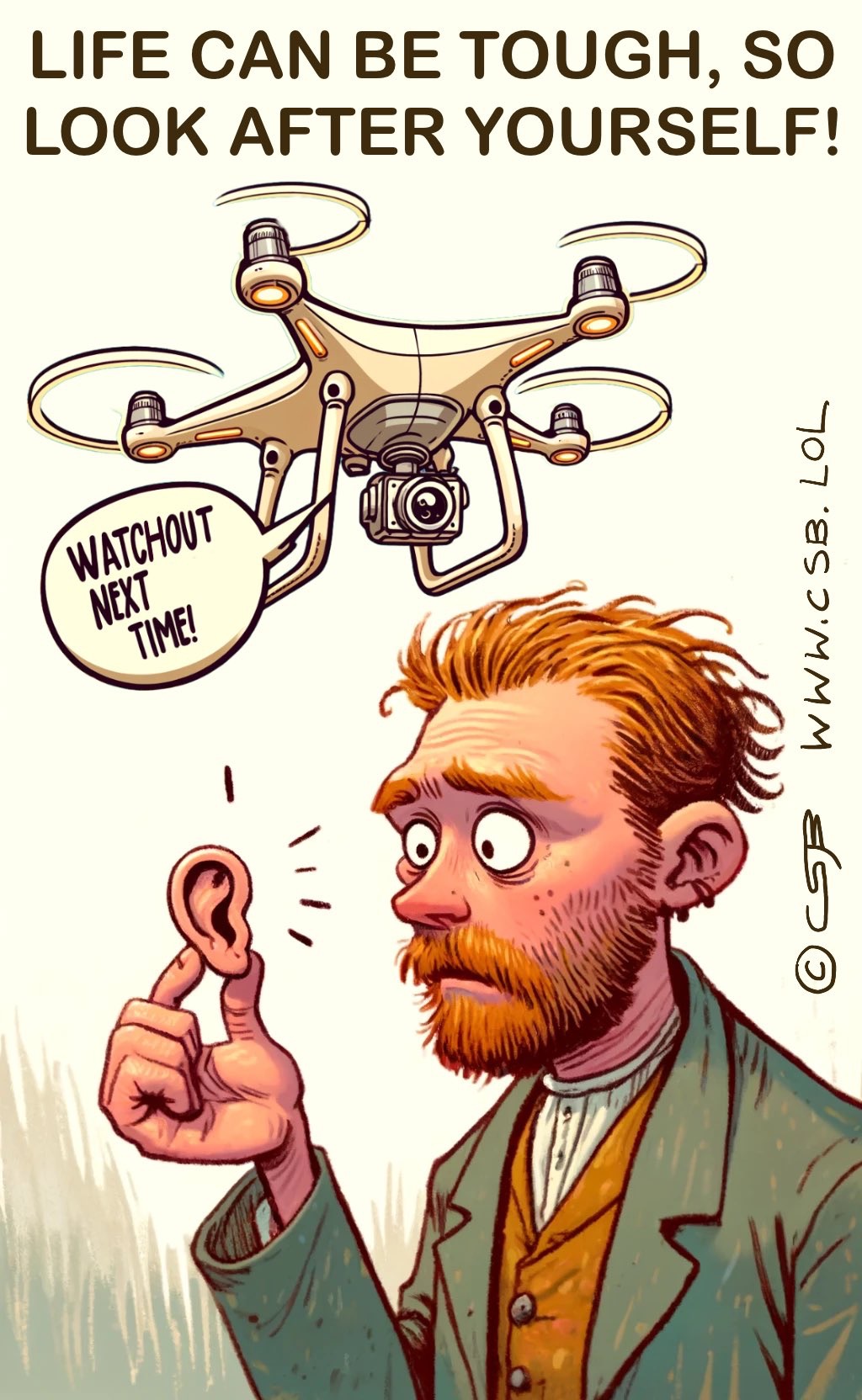 Vincent van Mishap! – Comic Strip Blogger's cartoons and strips