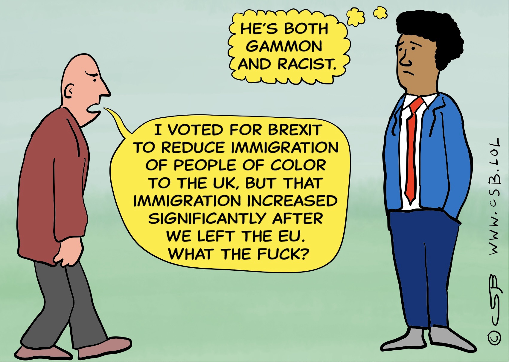 Brexit Irony – Comic Strip Blogger's cartoons and strips