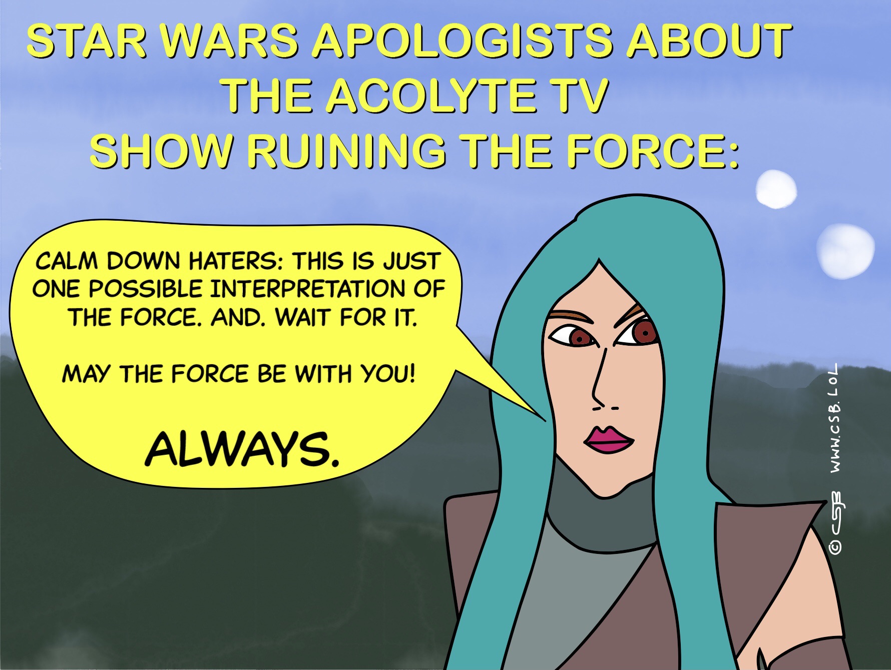 The Force is Female: Part 2: The Acolyte Defense Squad – Comic Strip ...