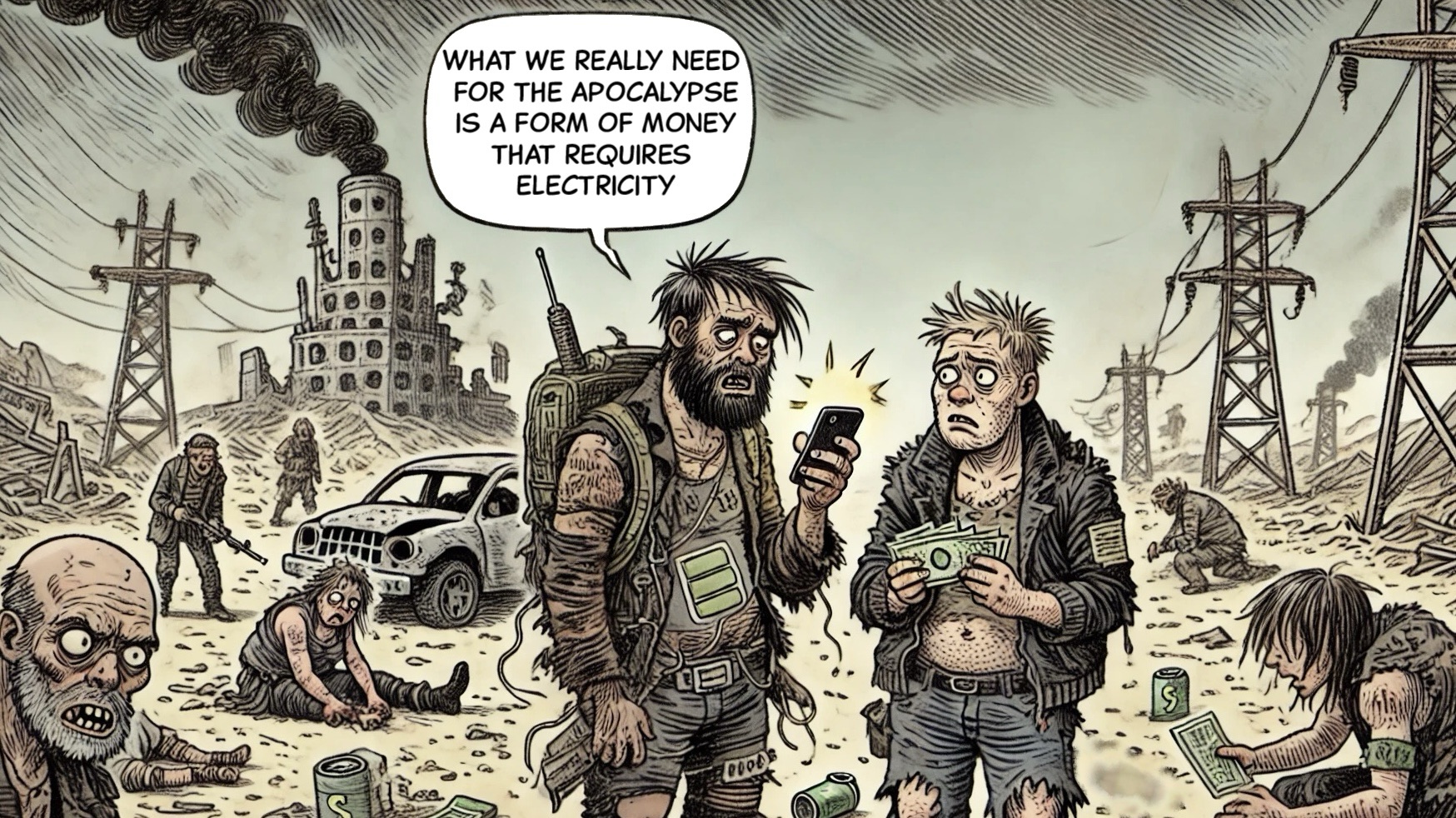 Bitcoin: The Ultimate Post-Apocalypse Investment Strategy – Comic Strip ...