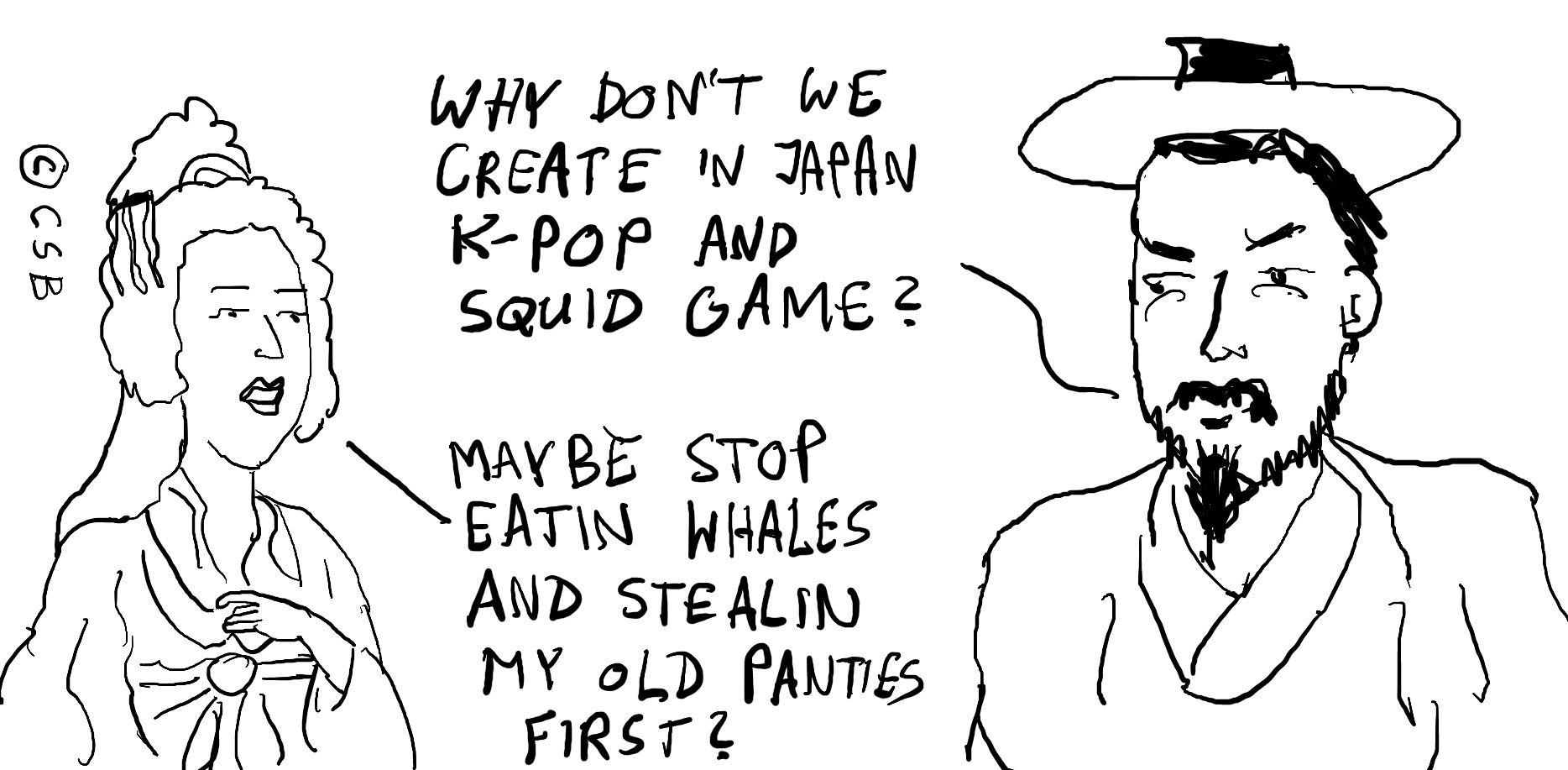 K-Pop Beats Burusera in a Cultural Showdown – Comic Strip Blogger's ...