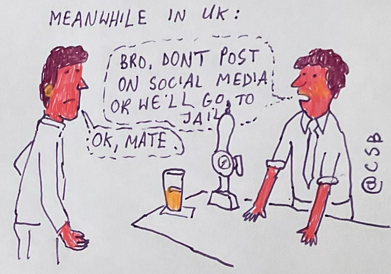 UK: Where Every Post is a Potential Prison Pass – Comic Strip Blogger's ...