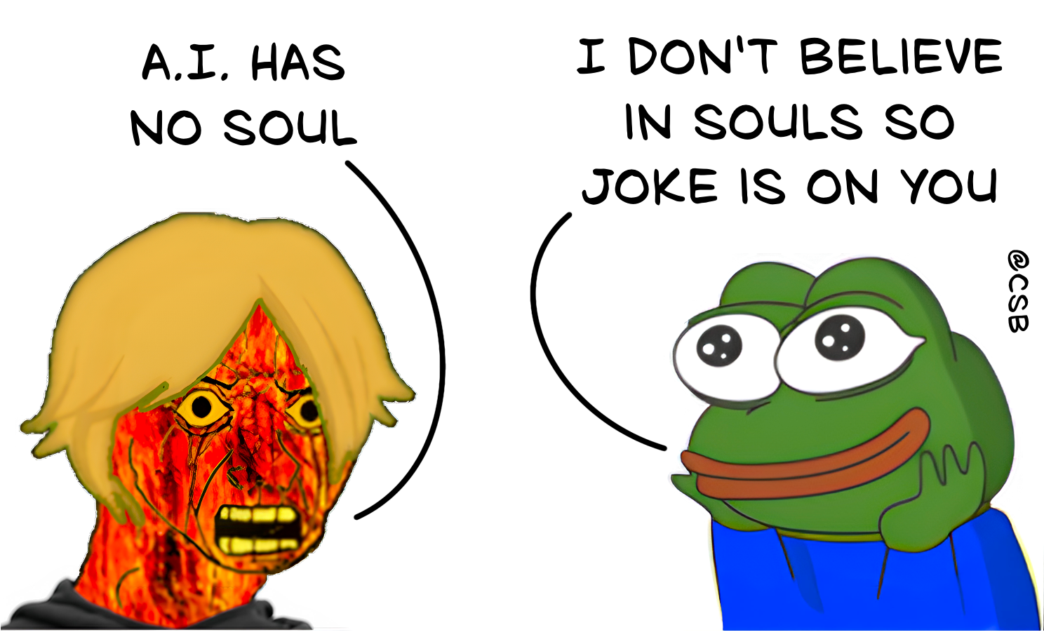 Souls Are So Last Millennium — AI’s the Real Deal. – Comic Strip ...