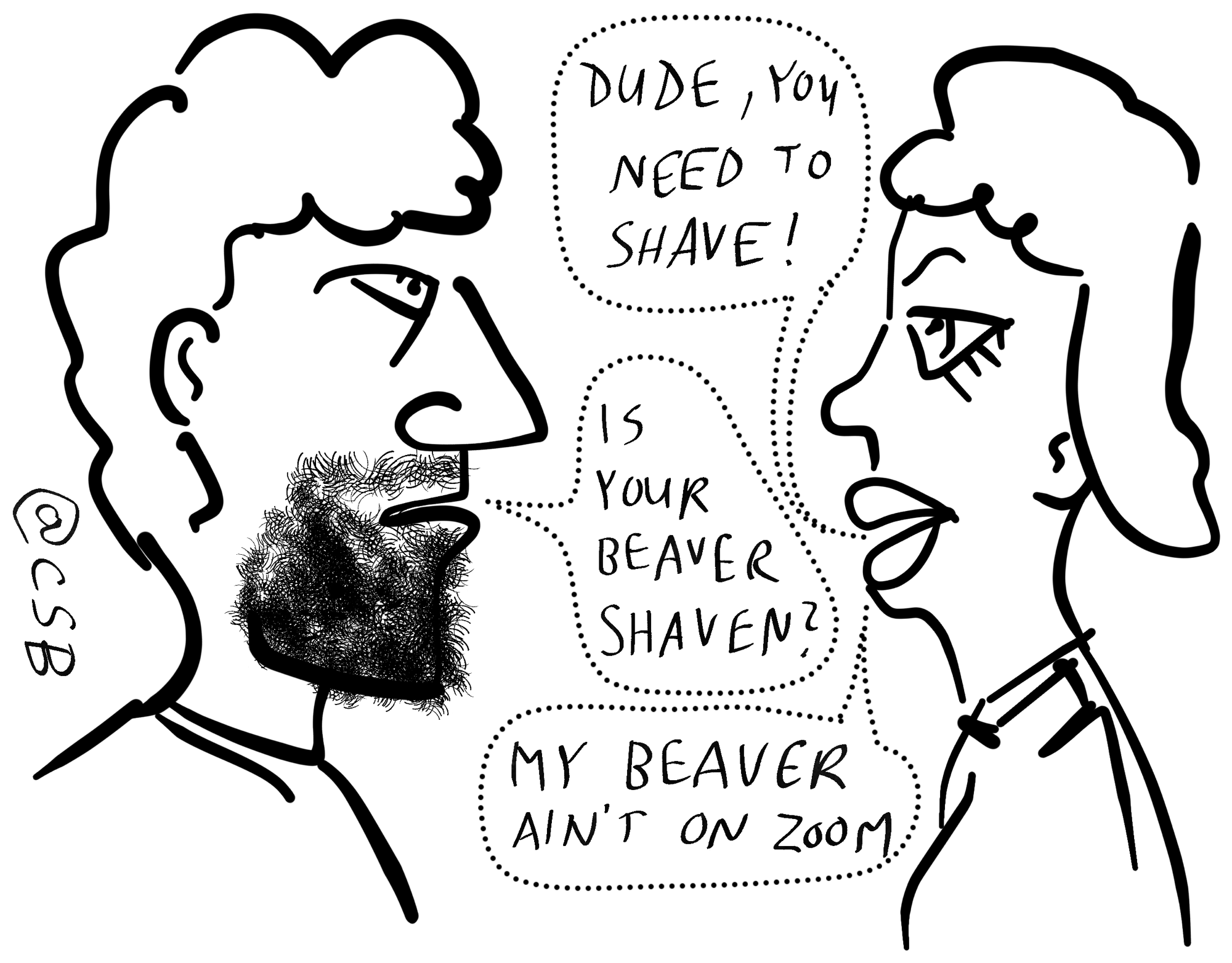 Shave or Zoom Out! – Comic Strip Blogger's cartoons and strips