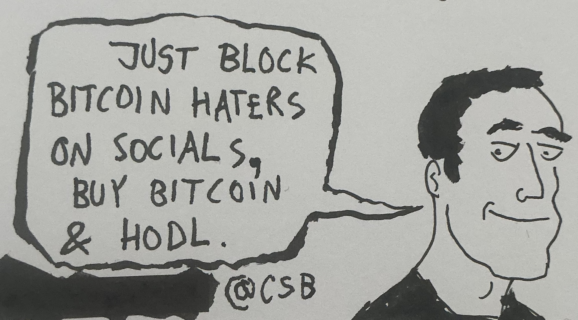 Block the Bitcoin Haters, Stack the Satoshis! – Comic Strip Blogger's ...