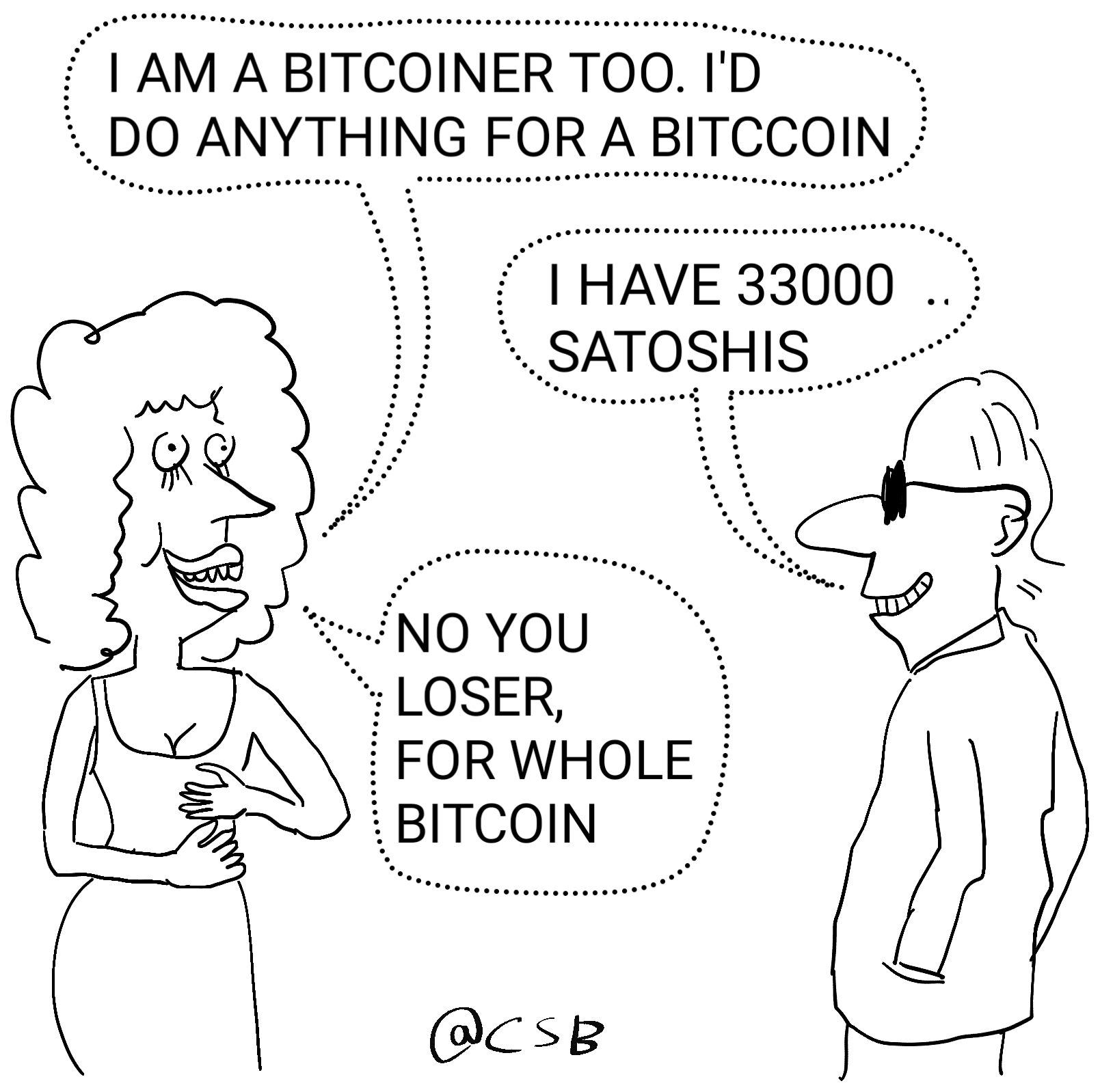 Bitcoin Booty Call Gone Wrong – Comic Strip Blogger's cartoons and strips