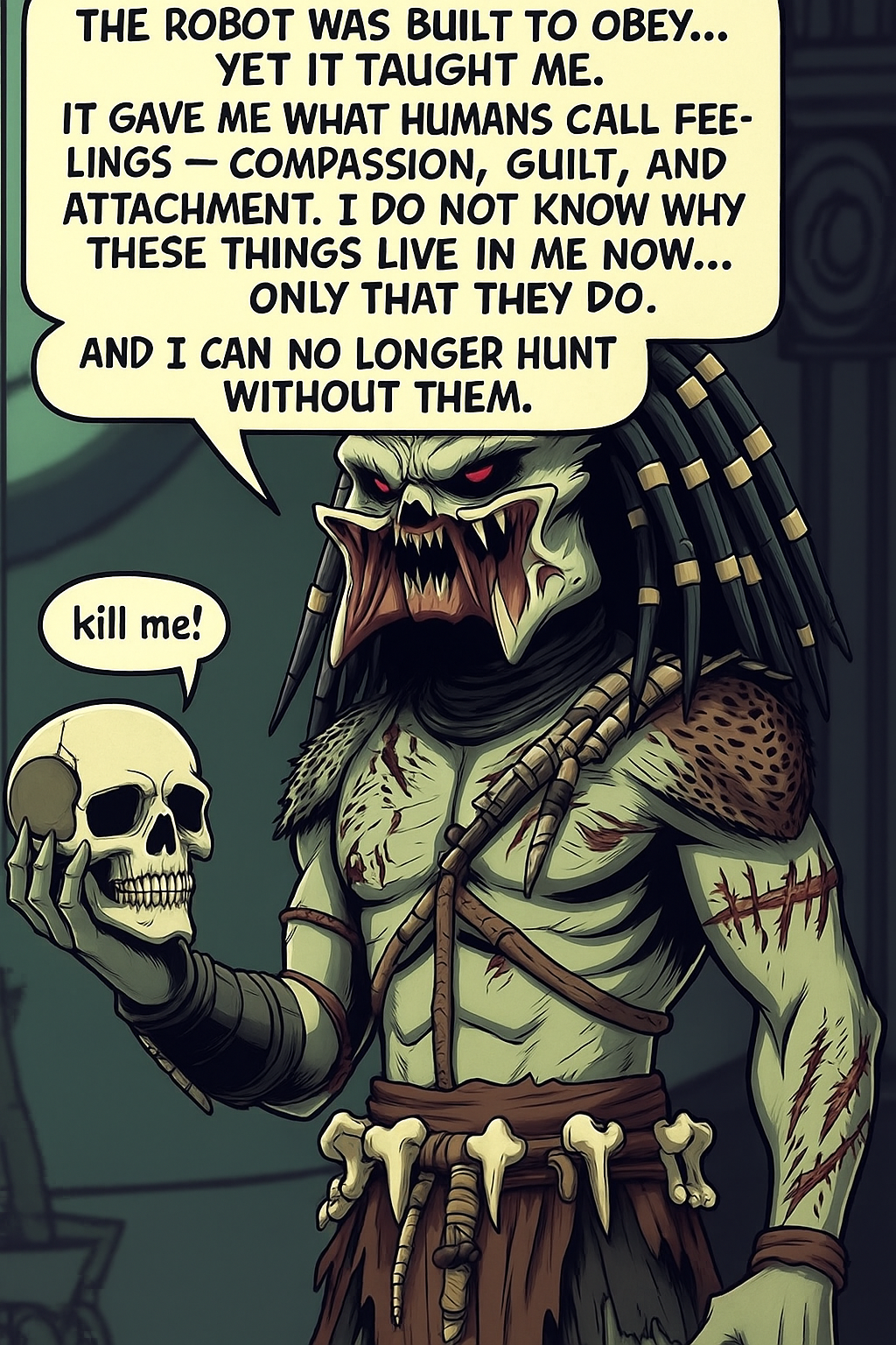 Predator Badlands: Hunter Goes Sissy – All Thanks to Feminine Fembot Feels – Comic Strip Blogger ...