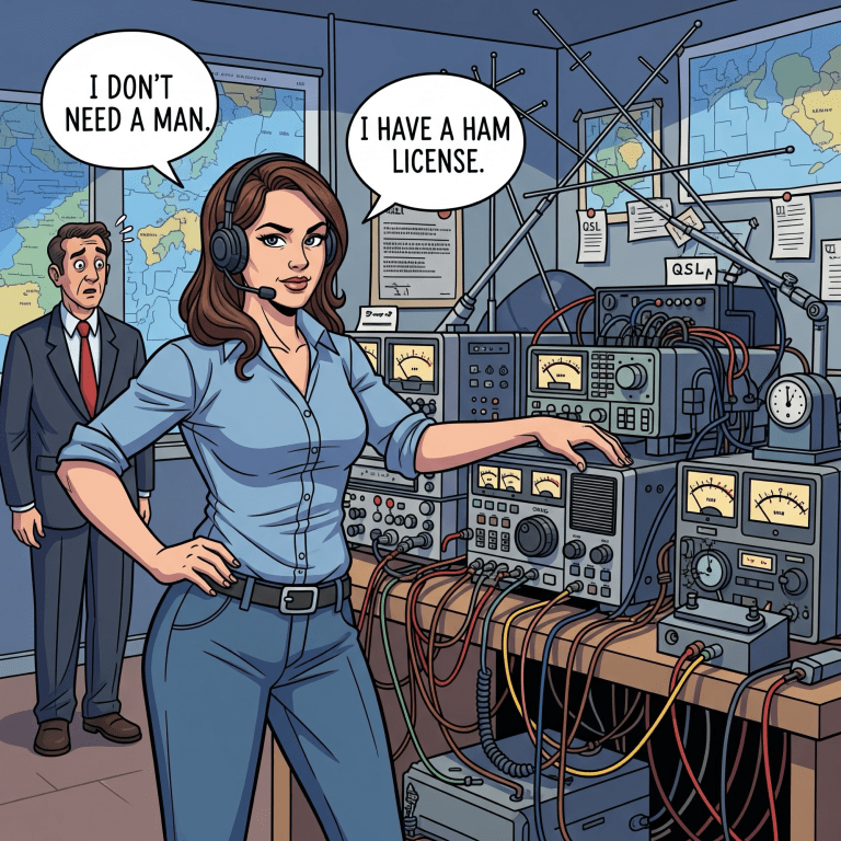 The Difference Between a Boyfriend and a Ham Radio? One of Them Listens. – Comic Strip Blogger's ...