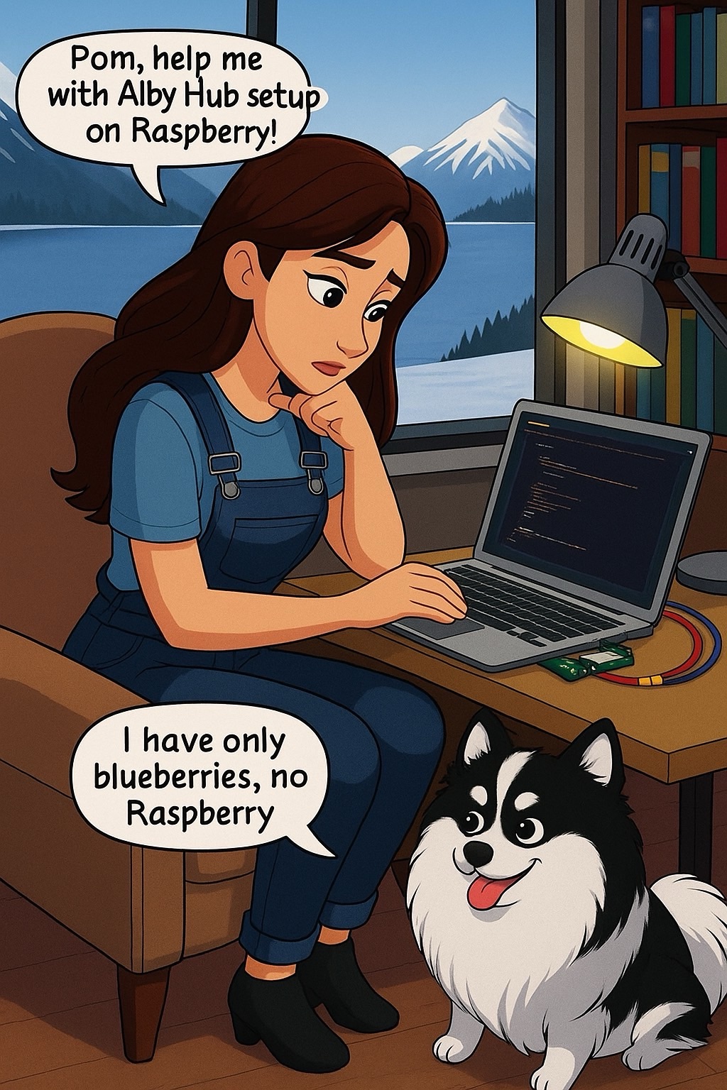 The Alby Hub Hustle – Comic Strip Blogger's cartoons and strips