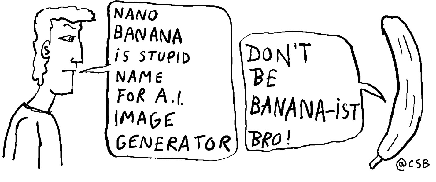 When A.I. Goes Bananas – Comic Strip Blogger's cartoons and strips